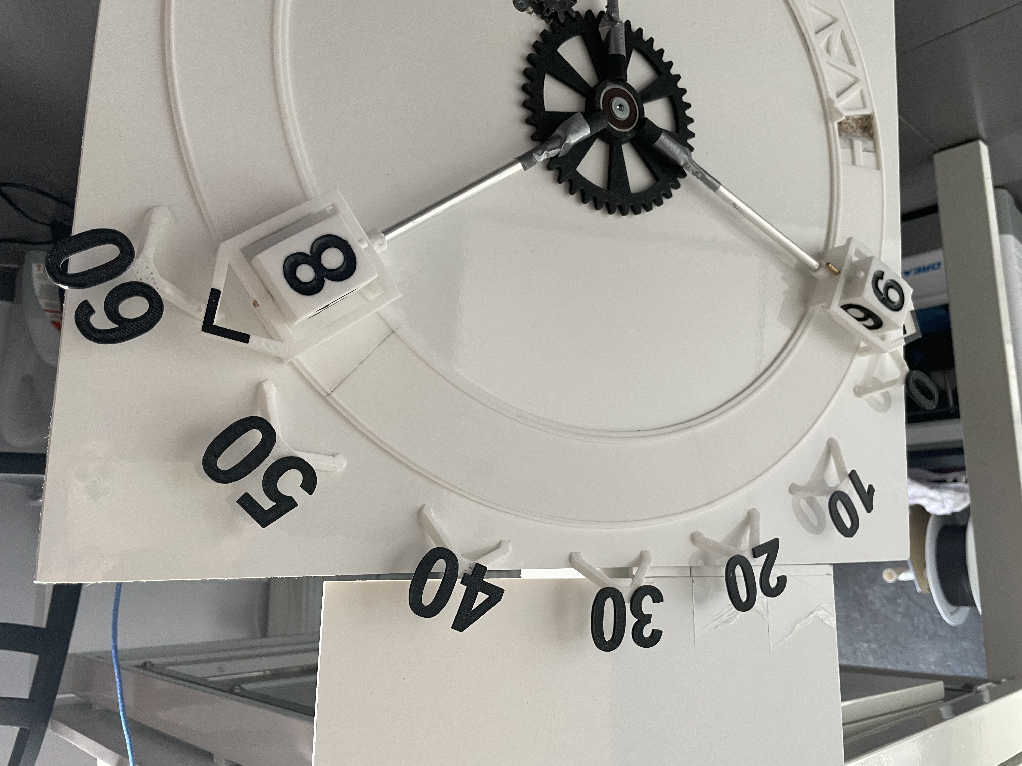 ROTATING HOURS CLOCK - EASY 3D model 3D printable | CGTrader