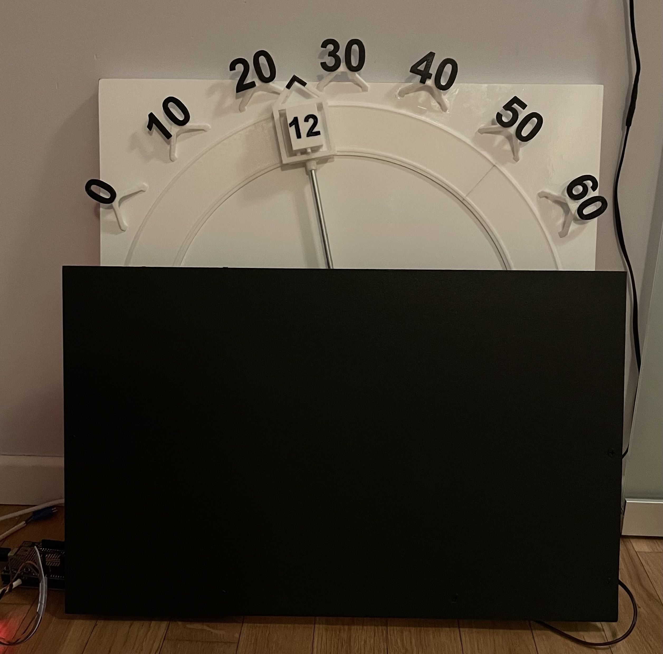 ROTATING HOURS CLOCK - EASY 3D model 3D printable | CGTrader