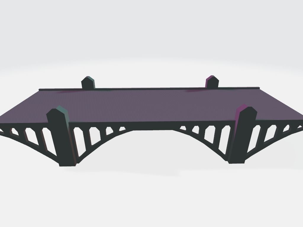 3D model Small Bridges Modular Set for 3d Art VR / AR / low-poly | CGTrader