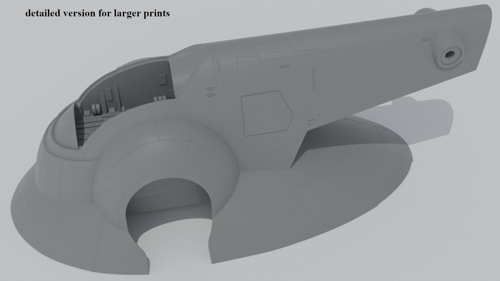 Slave 1 3D-print star wars fighter plane 3D model 3D printable | CGTrader
