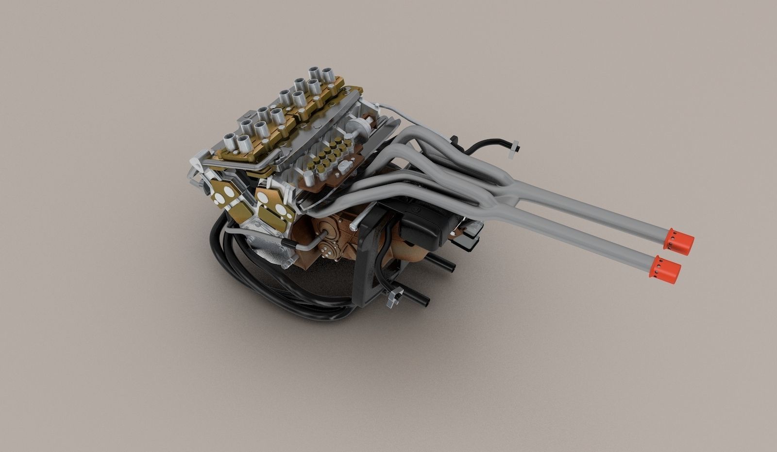 Motor Engine 3D model | CGTrader