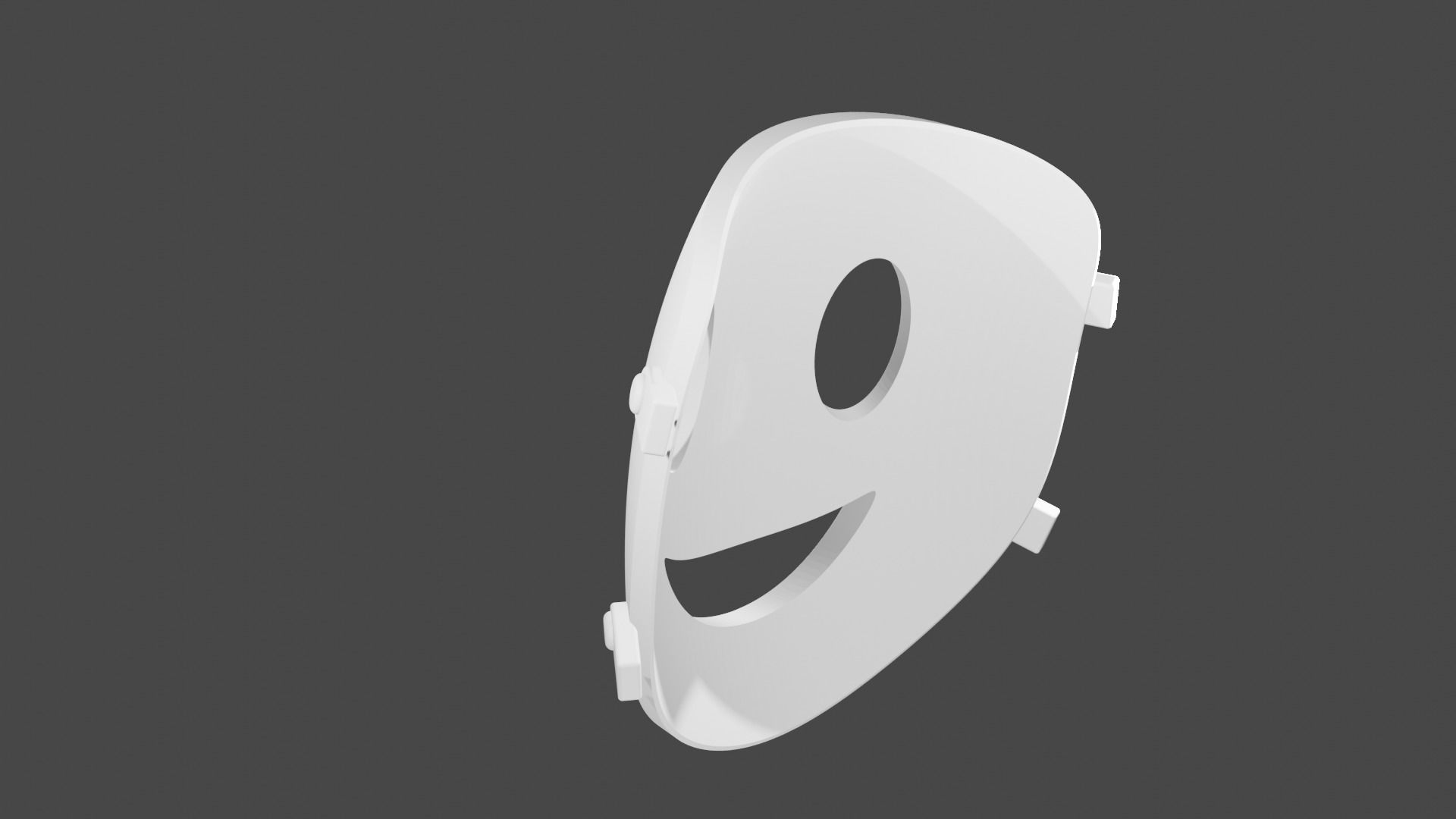 High-Rise Invasion Inspired 3D Model-Smile Mask 3D model 3D printable ...