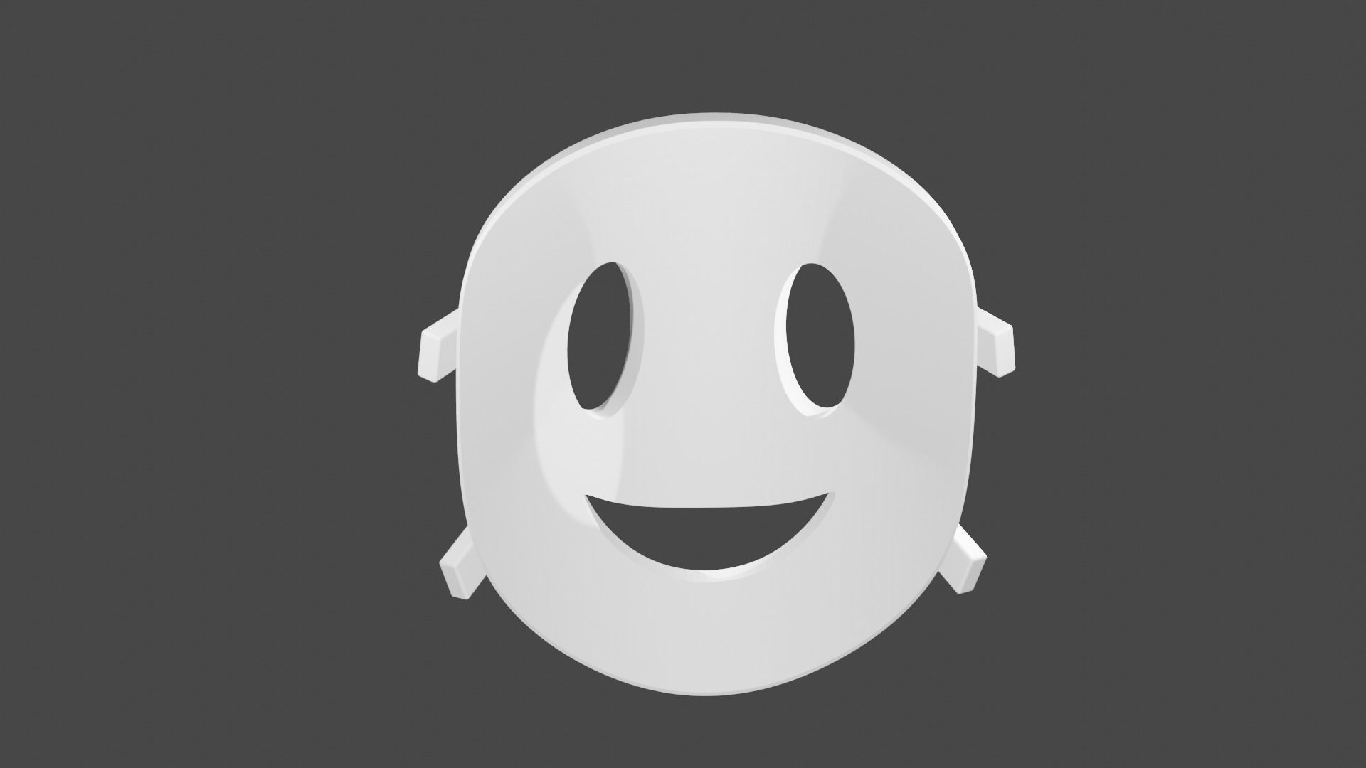 High-Rise Invasion Inspired 3D Model-Smile Mask 3D model 3D printable ...