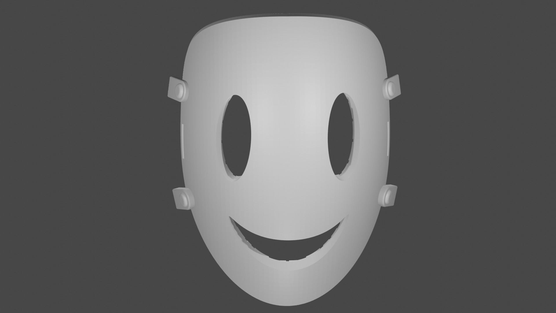 High-Rise Invasion Inspired 3D Model-Smile Mask 3D model 3D printable ...