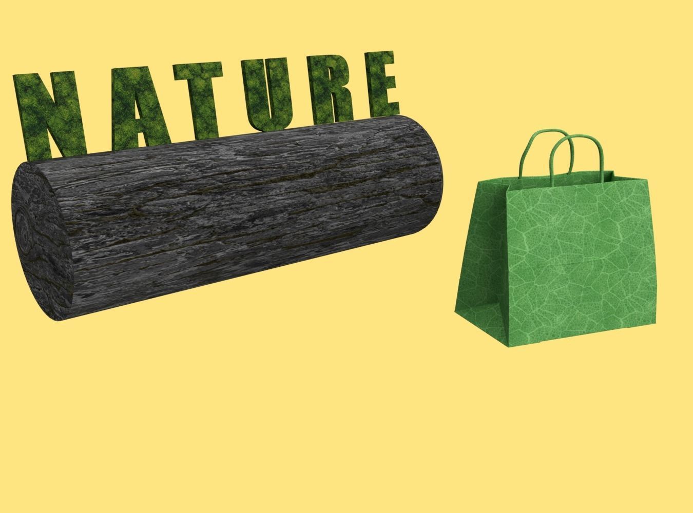 Natural Advertisement Sales Scene 3D model | CGTrader