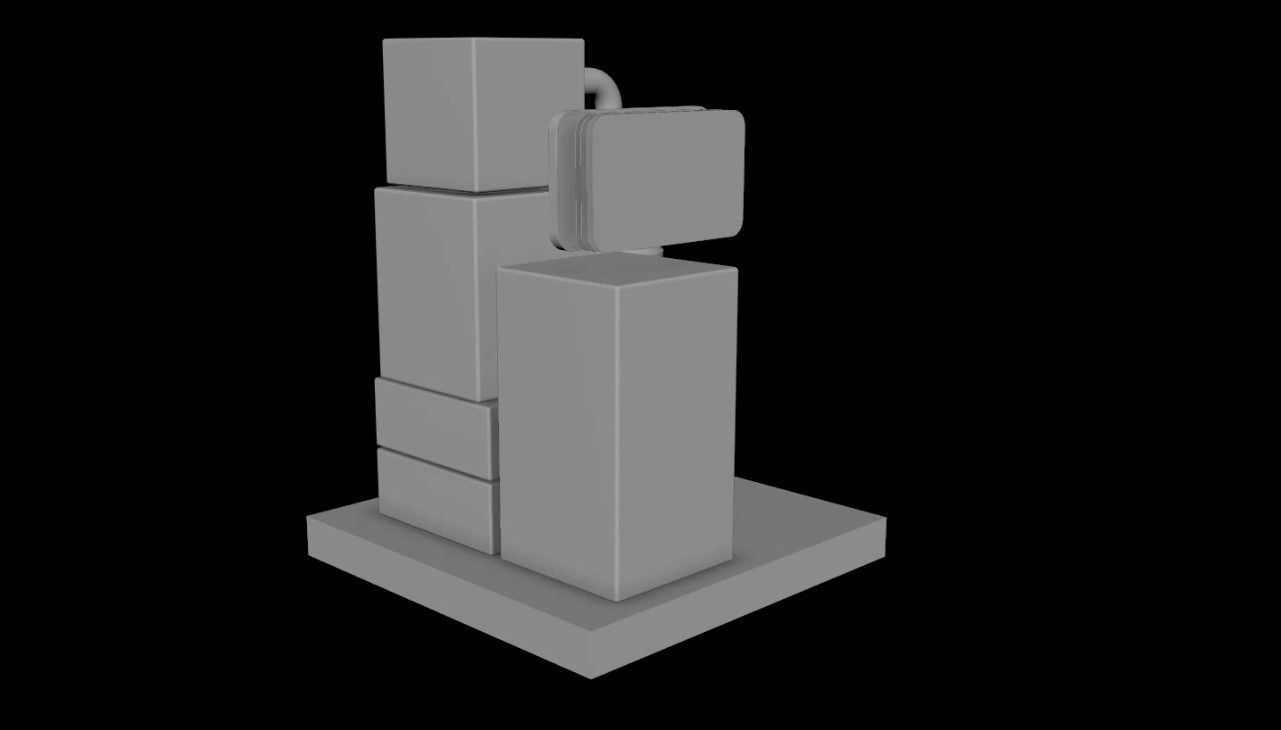 miniature concept free 3D model | CGTrader