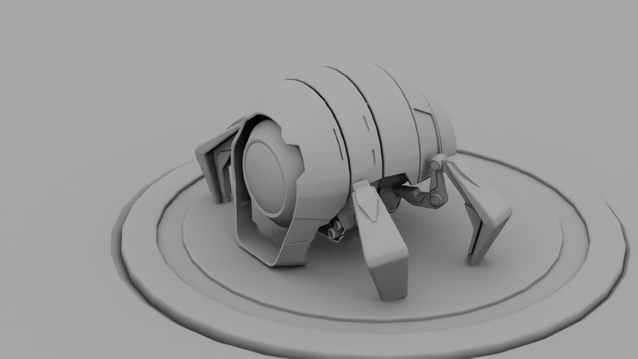 Spider robot rigged - animated character 3D model animated rigged ...