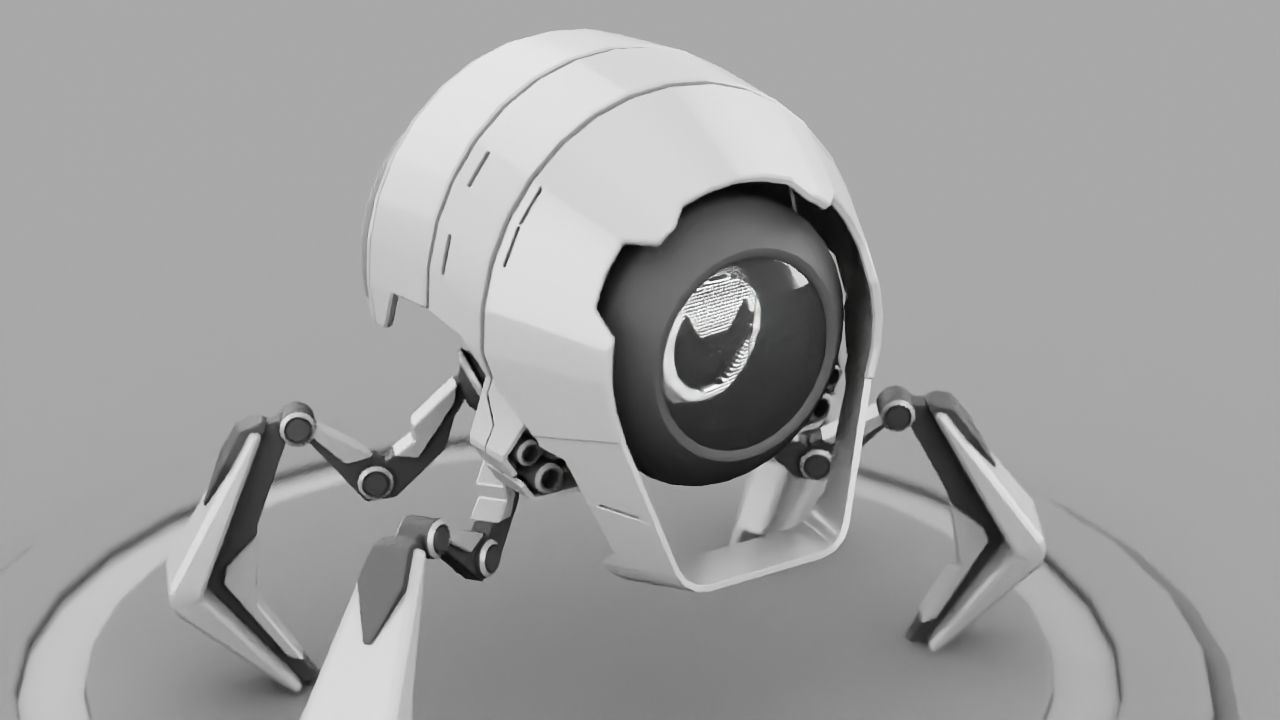 Spider robot rigged - animated character 3D model animated rigged ...