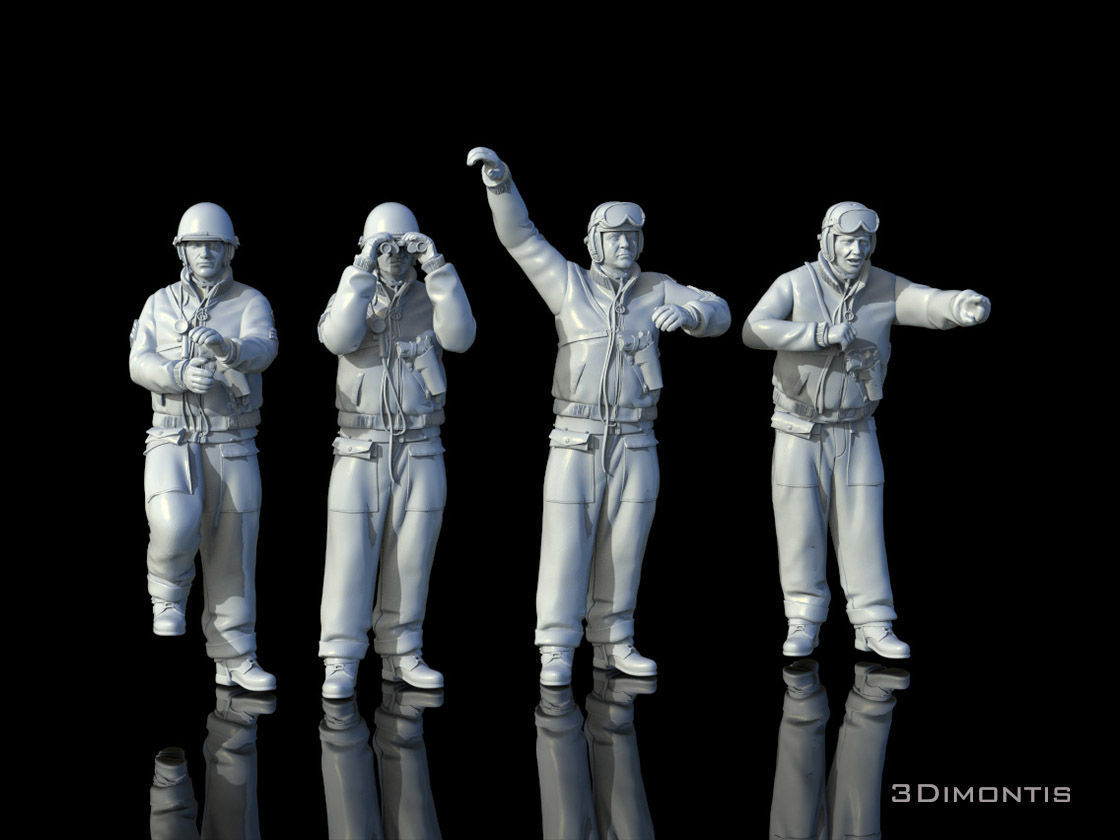 tank crew usa 3D model 3D printable | CGTrader