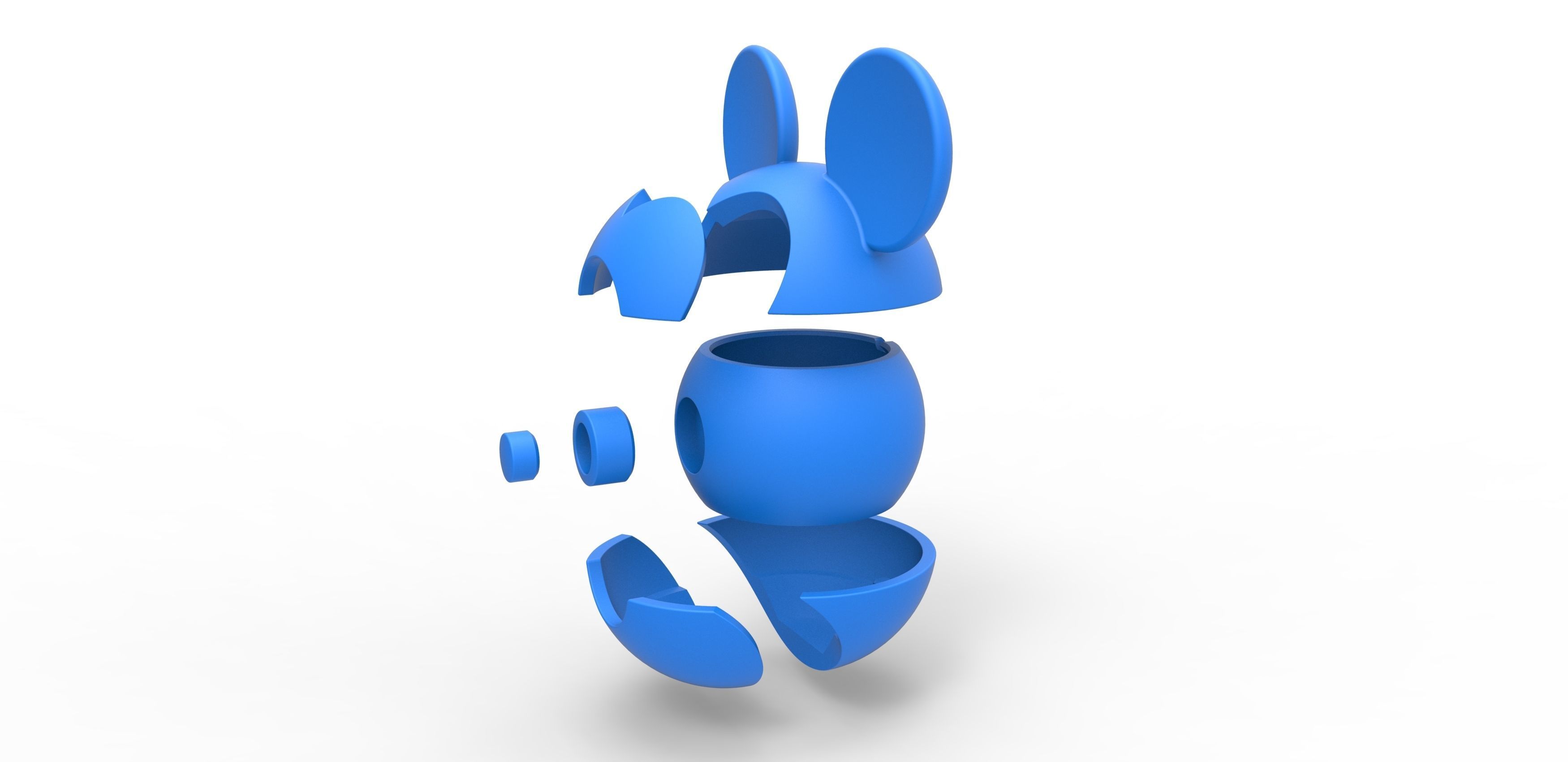 Mickey Mouse orb 3D model 3D printable | CGTrader