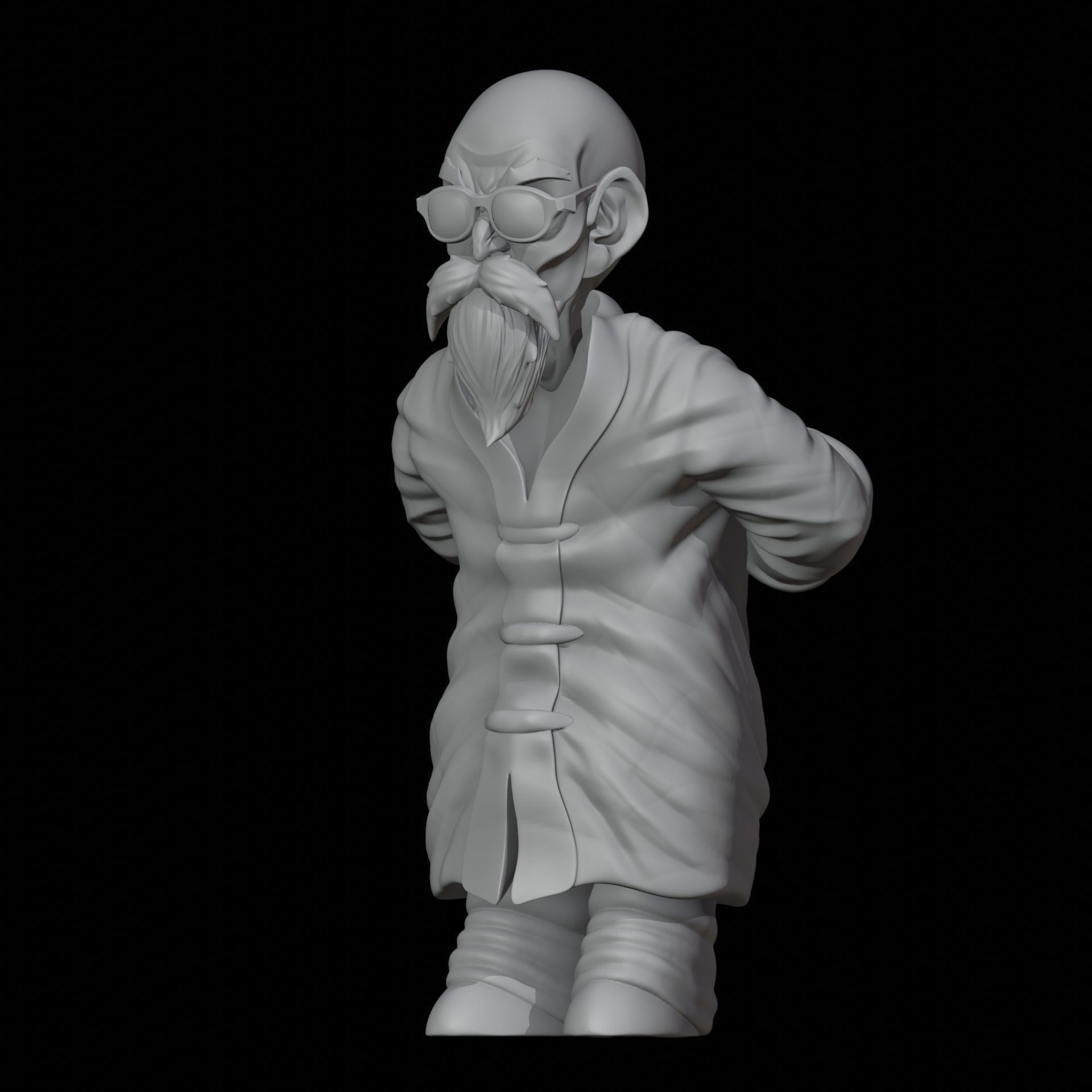 DragonBall Master Roshi Printable STL 3D model 3D printable | CGTrader