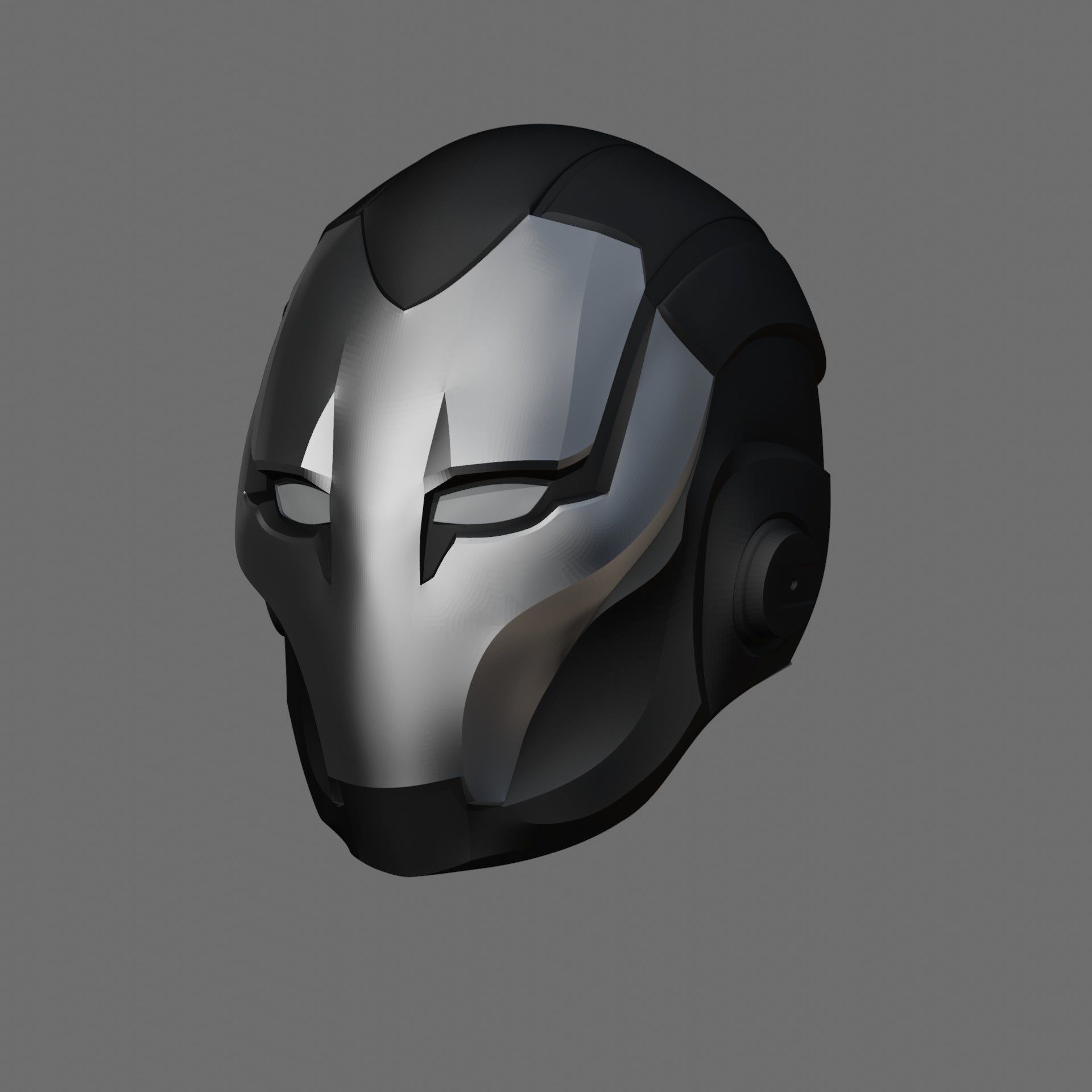 Iron Man Custom Helmet Printable 3 Parts 3D model 3D printable | CGTrader