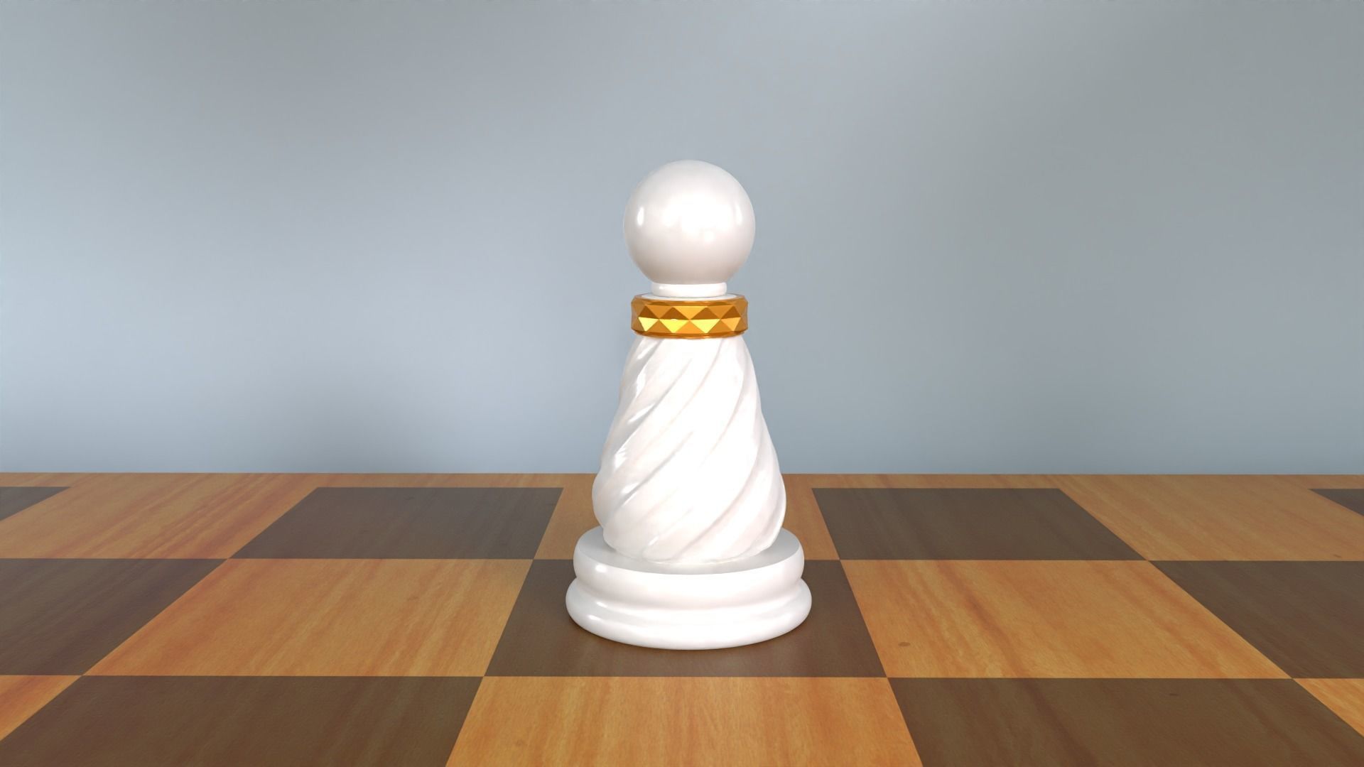Pawn 3D Luxury Chess Pieces 3D Print Model 3D model 3D printable | CGTrader
