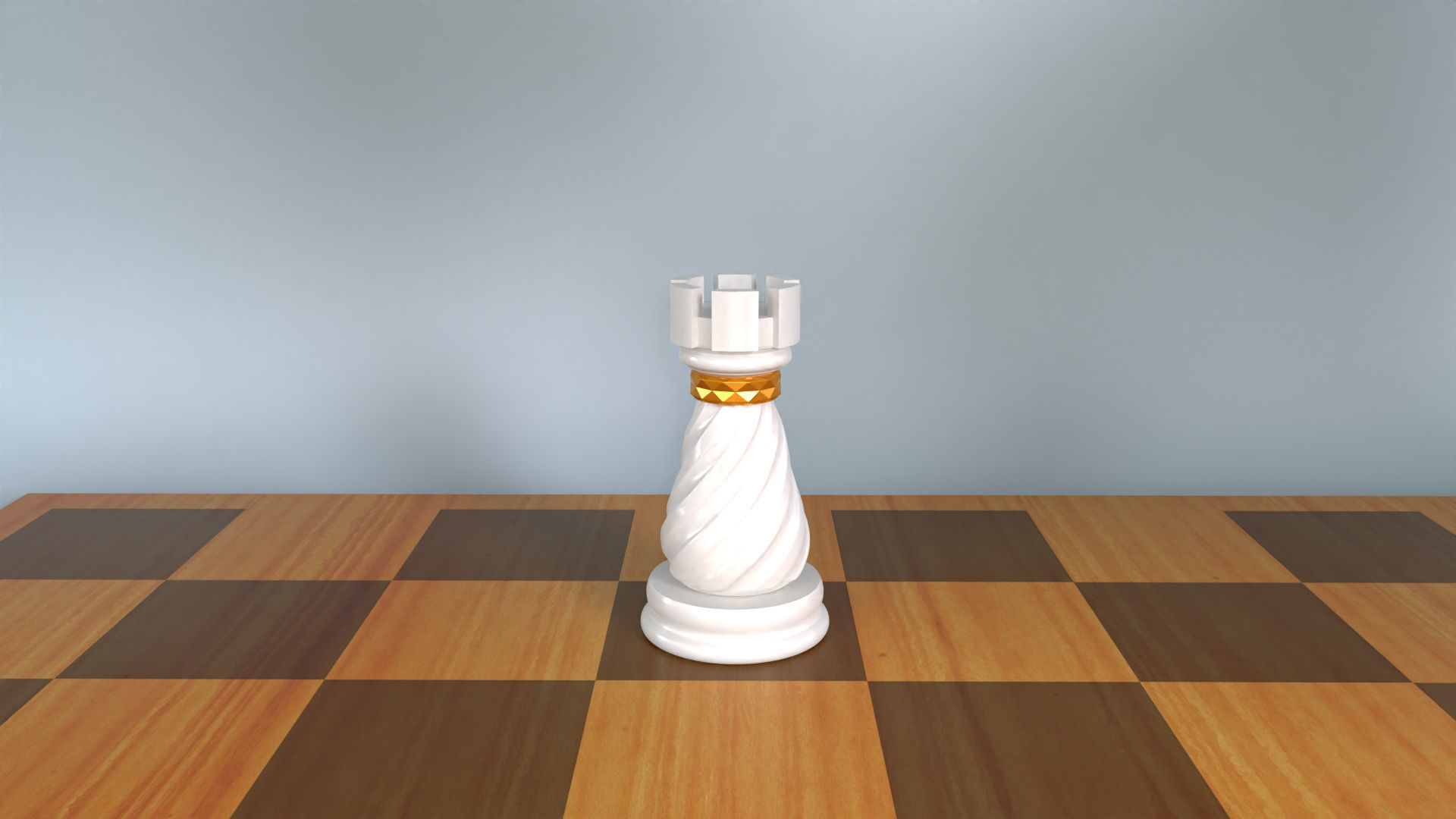 Rook 3D Luxury Chess Pieces 3D Print Model 3D print model 3D model 3D ...