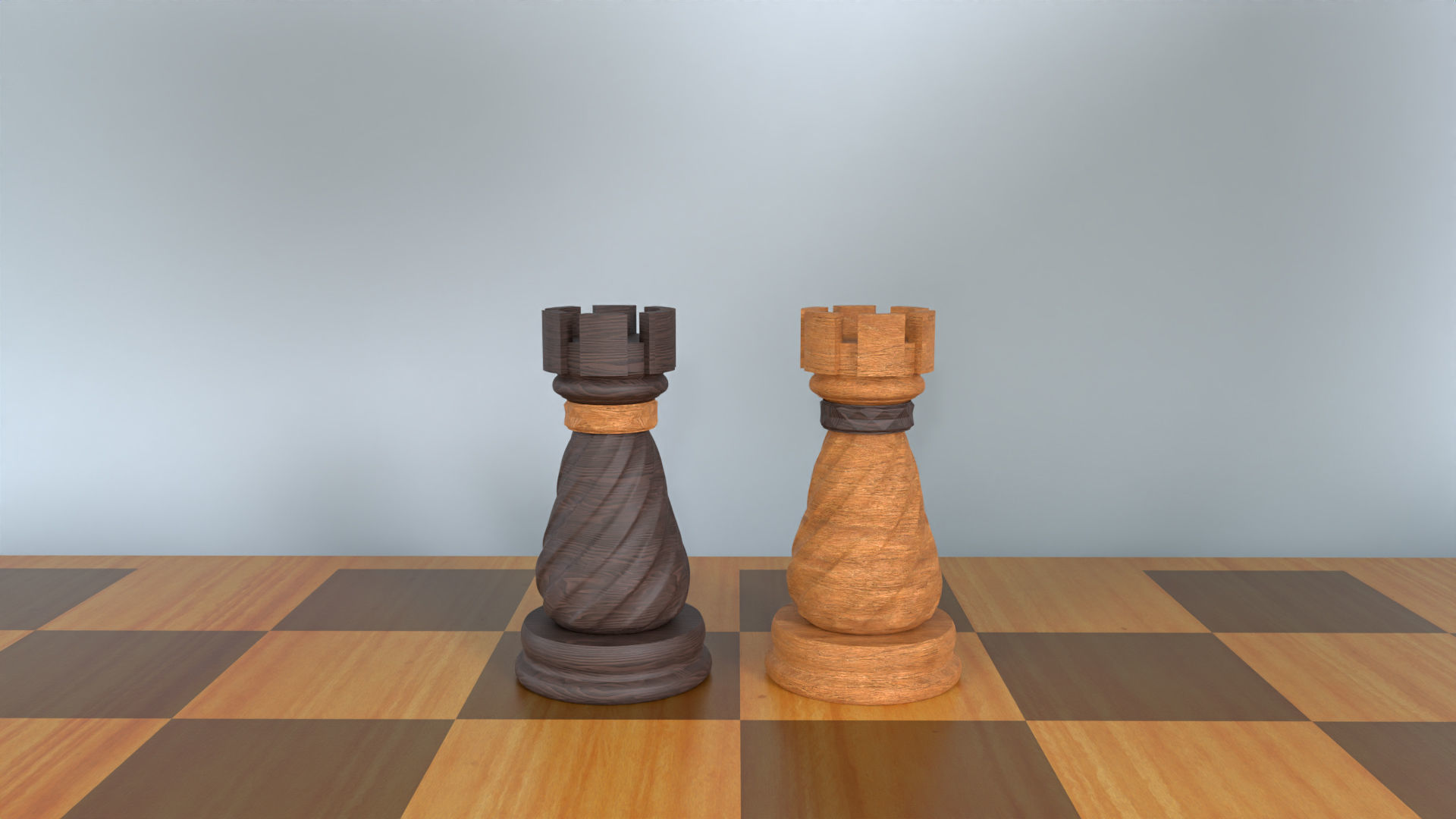 Rook 3D Luxury Chess Pieces 3D Print Model 3D print model 3D model 3D ...