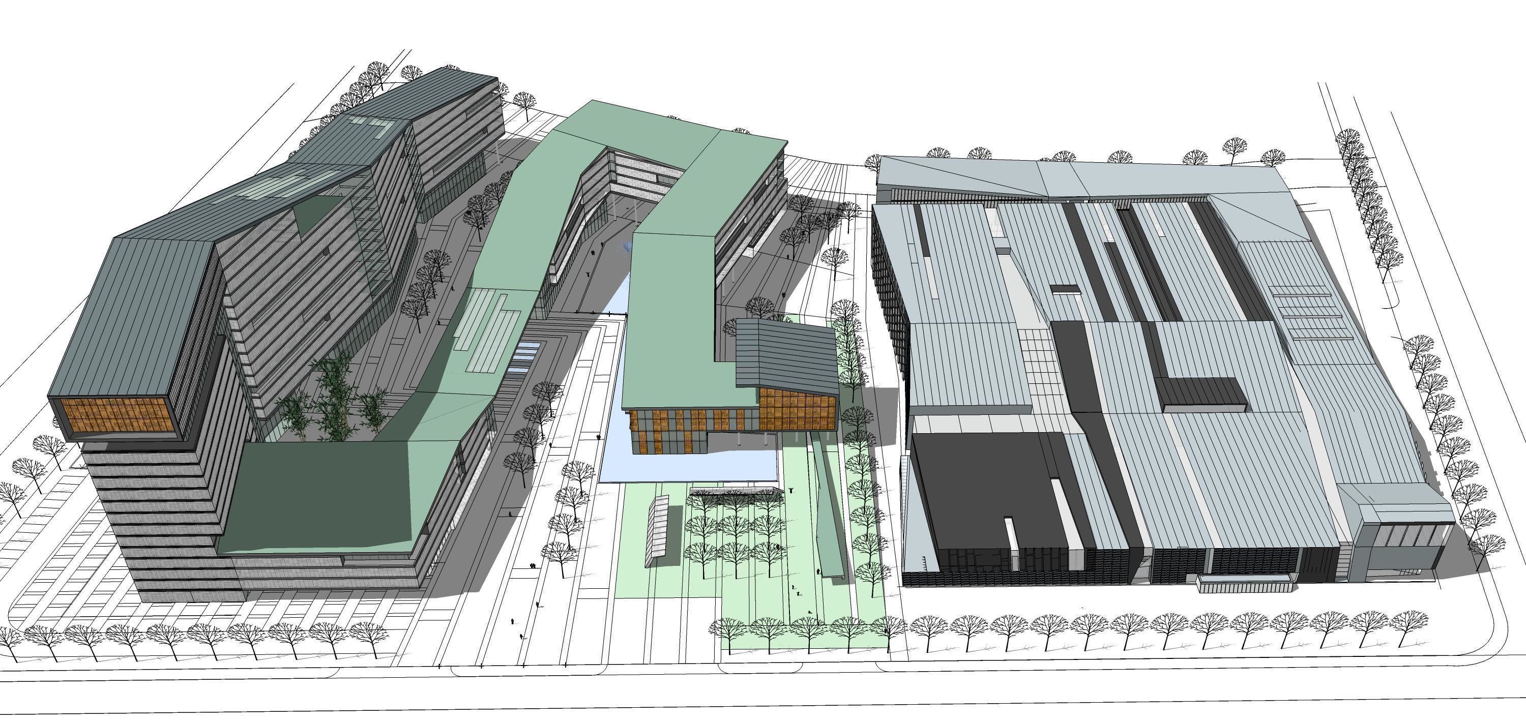 Sketchup Building V1 3D model | CGTrader