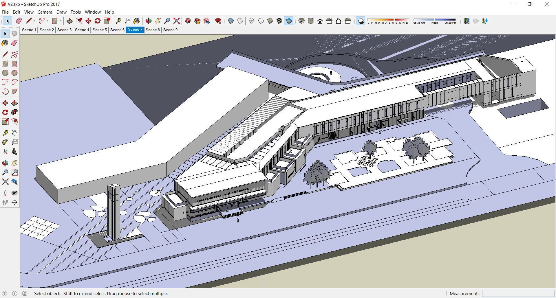 Sketchup Building V2 3D model | CGTrader