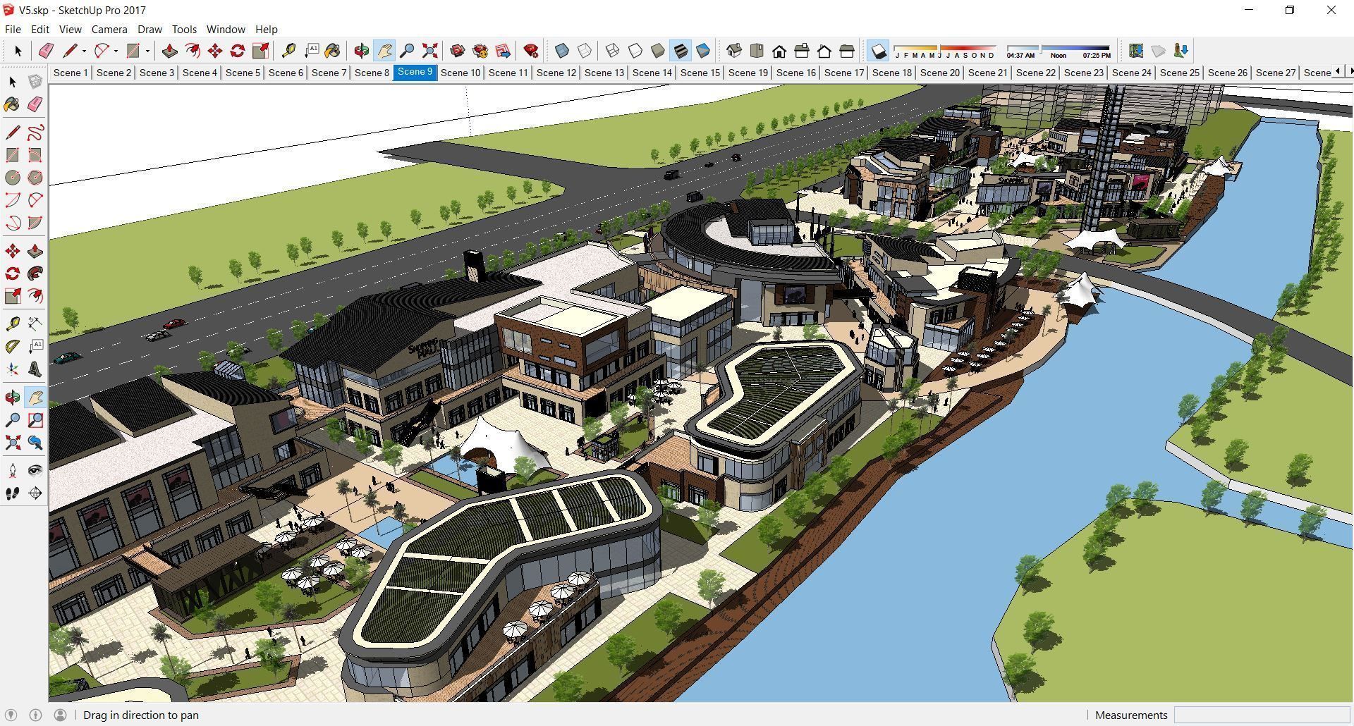 Sketchup Shopping Center V5 3D model | CGTrader