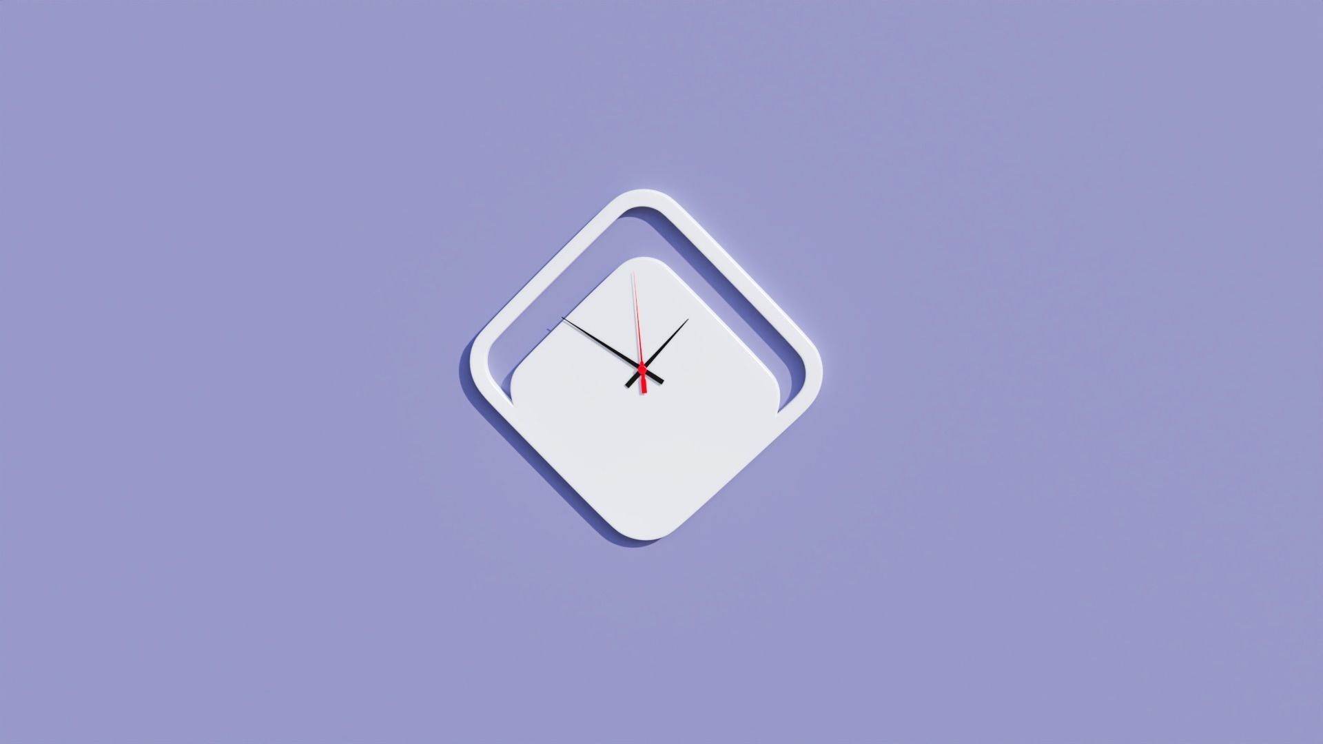 Wall Hanged Clock Decorative 3D model 2 3D model animated rigged | CGTrader