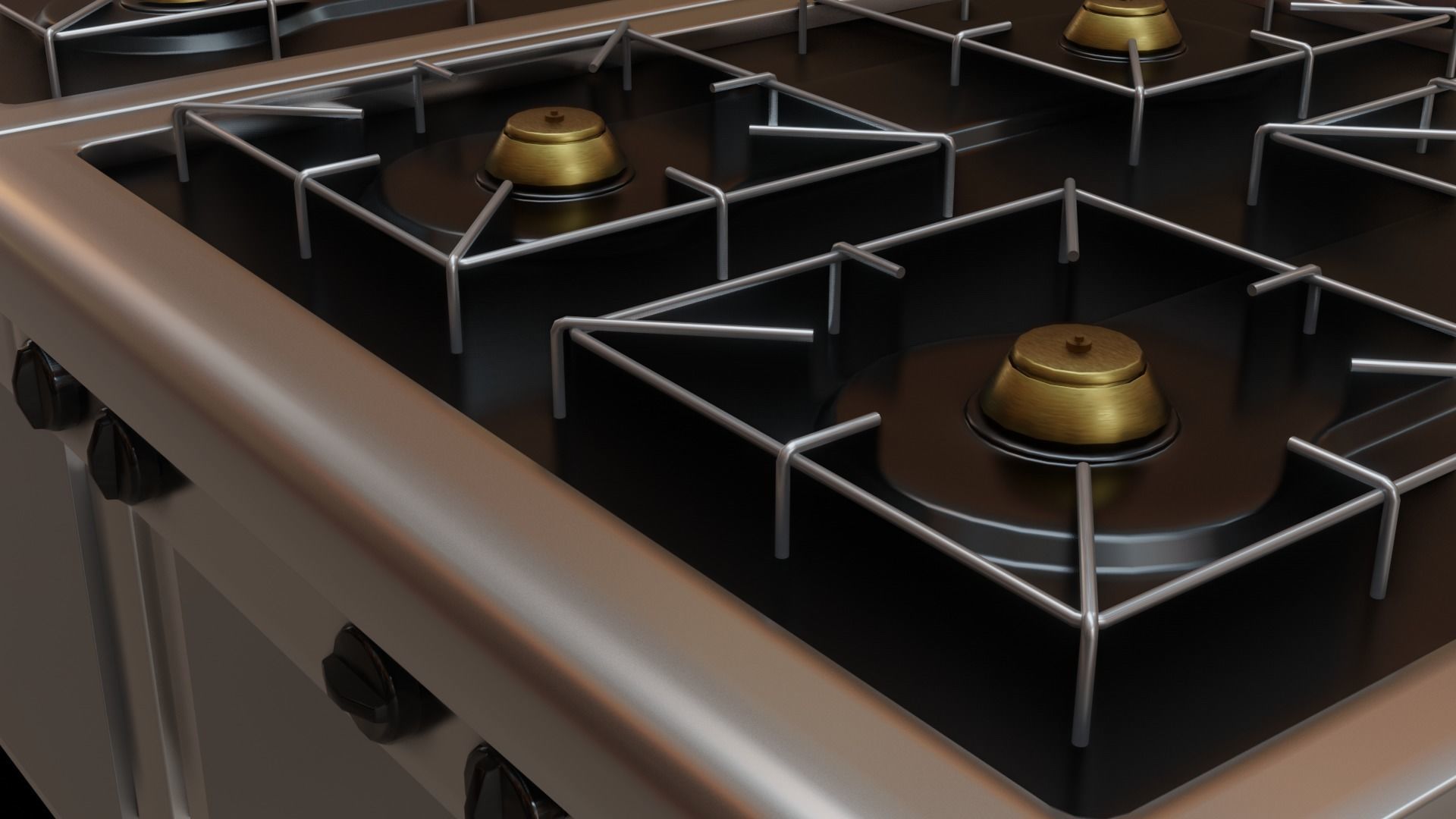 kitchen equipment free 3D model | CGTrader