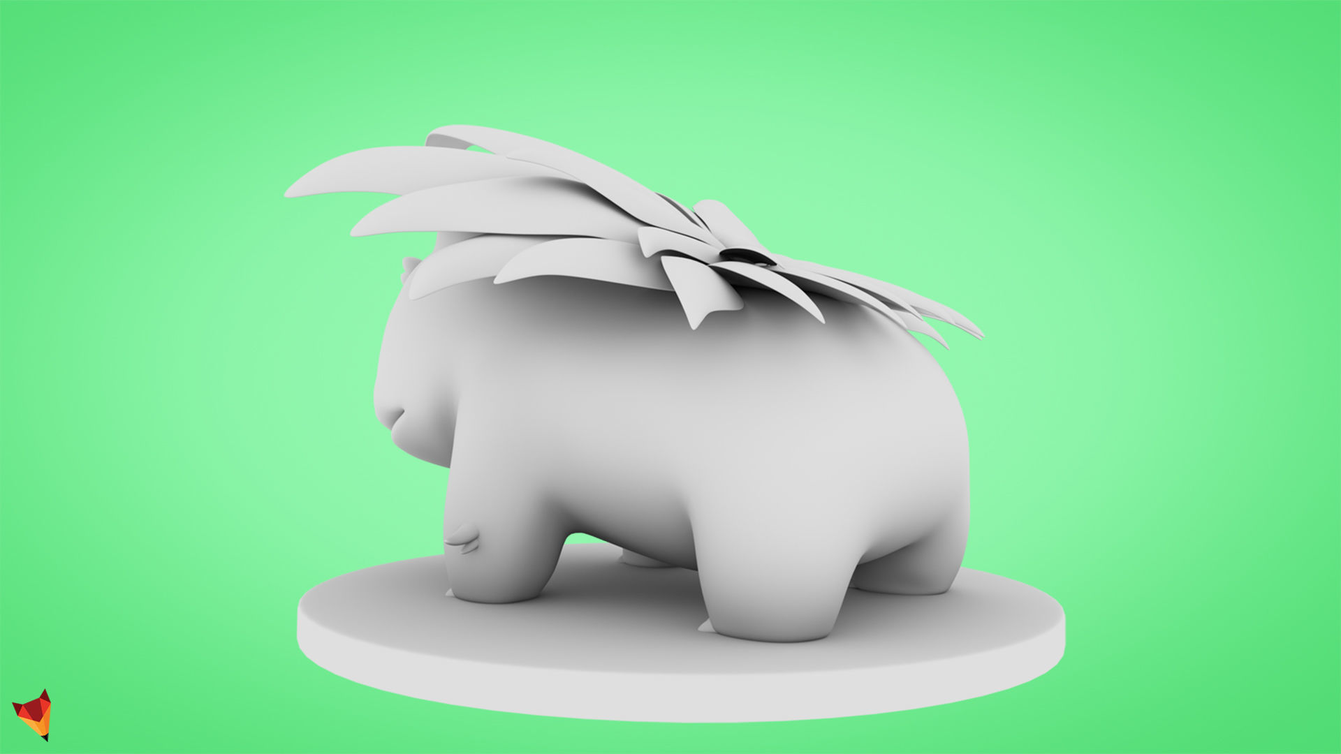 3D model Pokemon Bulbasaur Grass Concept VR / AR / low-poly | CGTrader