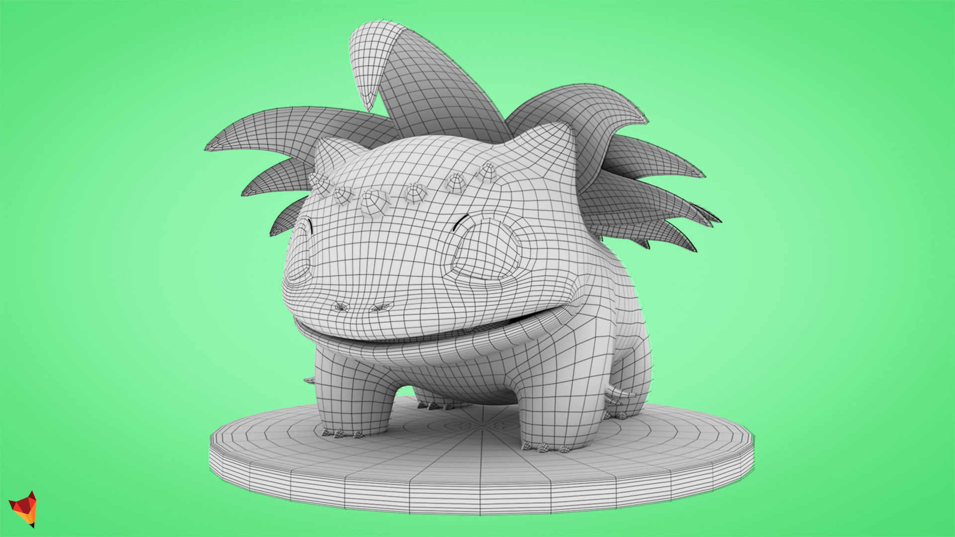 3D model Pokemon Bulbasaur Grass Concept VR / AR / low-poly | CGTrader