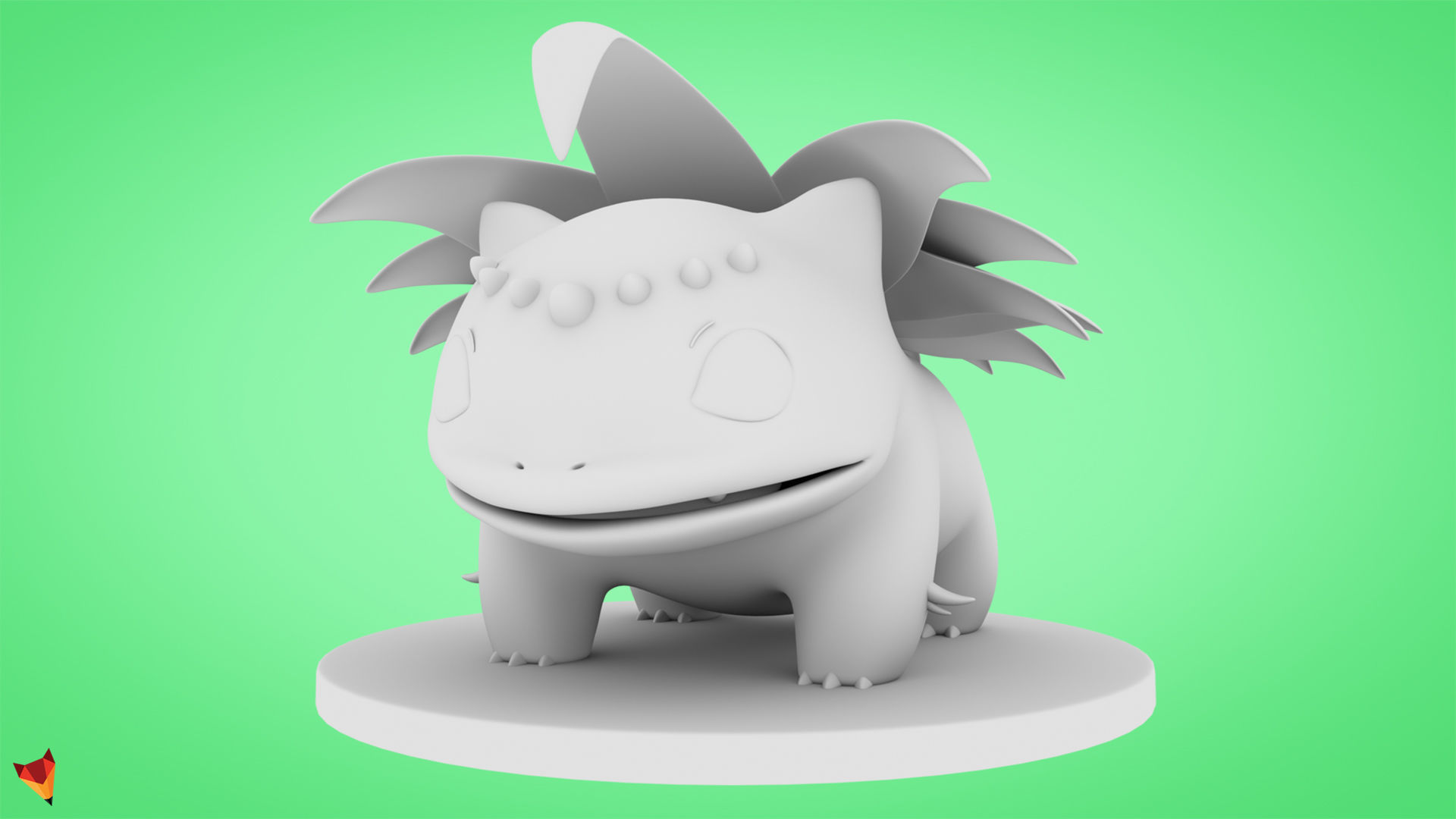 3D model Pokemon Bulbasaur Grass Concept VR / AR / low-poly | CGTrader