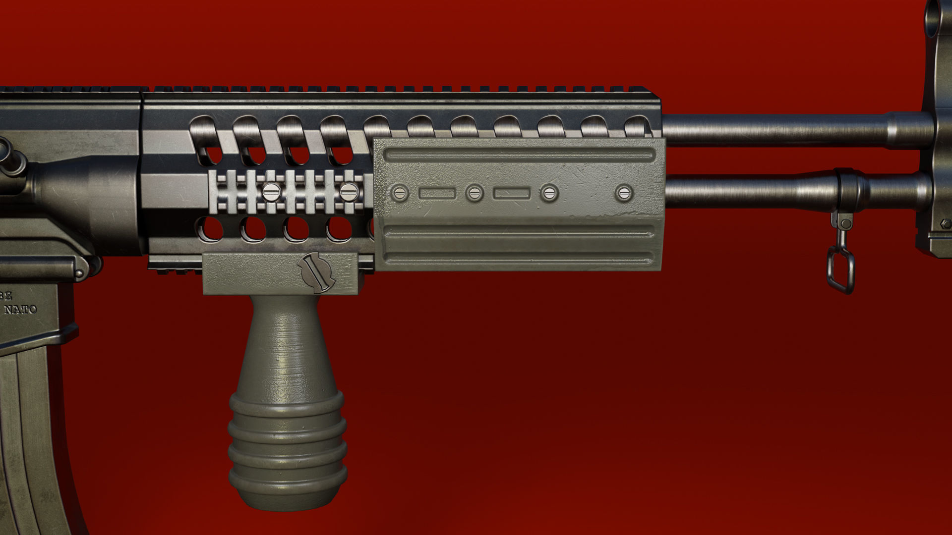 3D model Rifle K2C1 VR / AR / low-poly | CGTrader