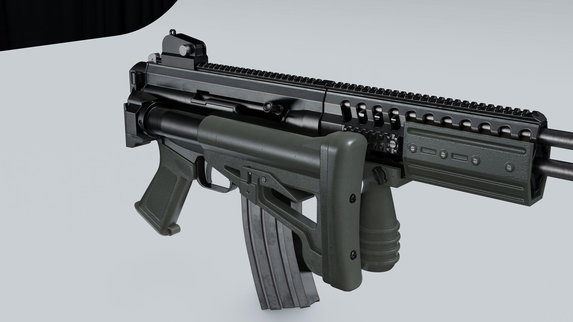 3D model Rifle K2C1 VR / AR / low-poly | CGTrader