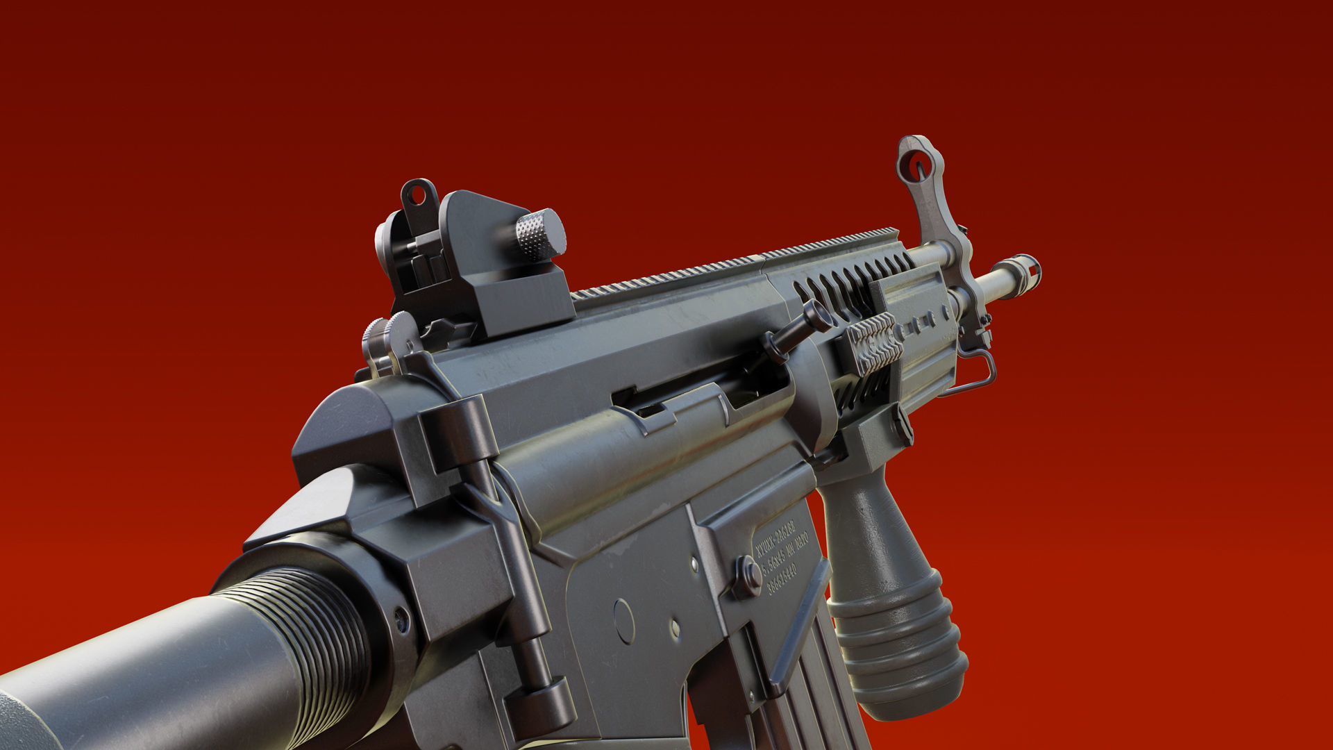 3D model Rifle K2C1 VR / AR / low-poly | CGTrader