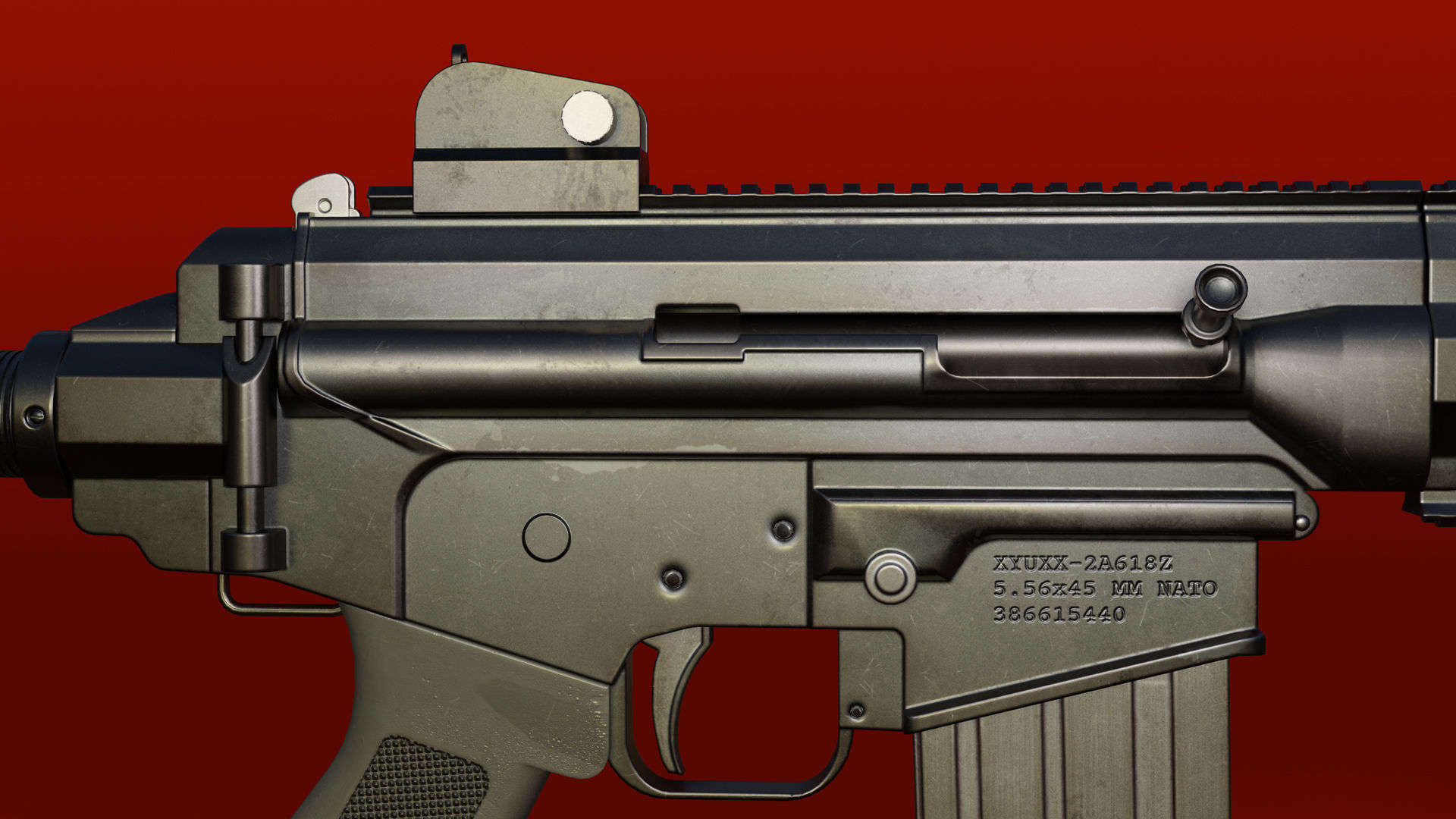 3D model Rifle K2C1 VR / AR / low-poly | CGTrader