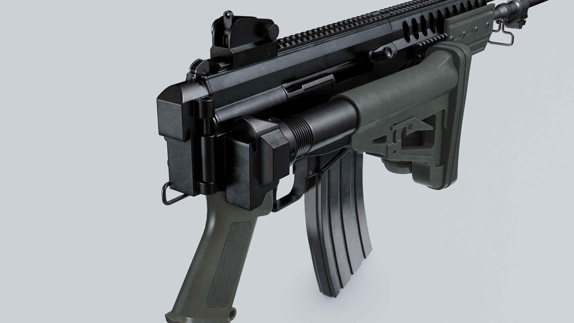 3D model Rifle K2C1 VR / AR / low-poly | CGTrader