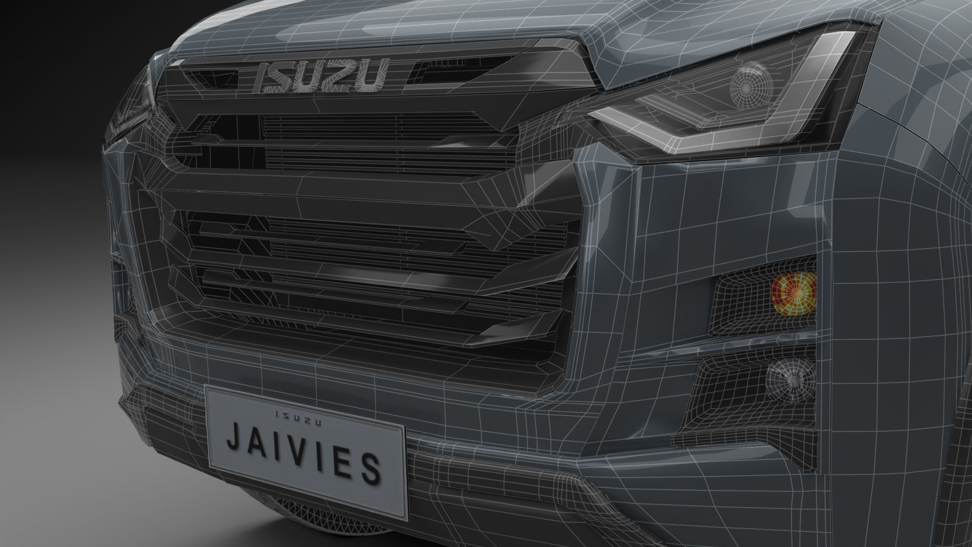 All New ISUZU D MAX 2022 3D model rigged | CGTrader