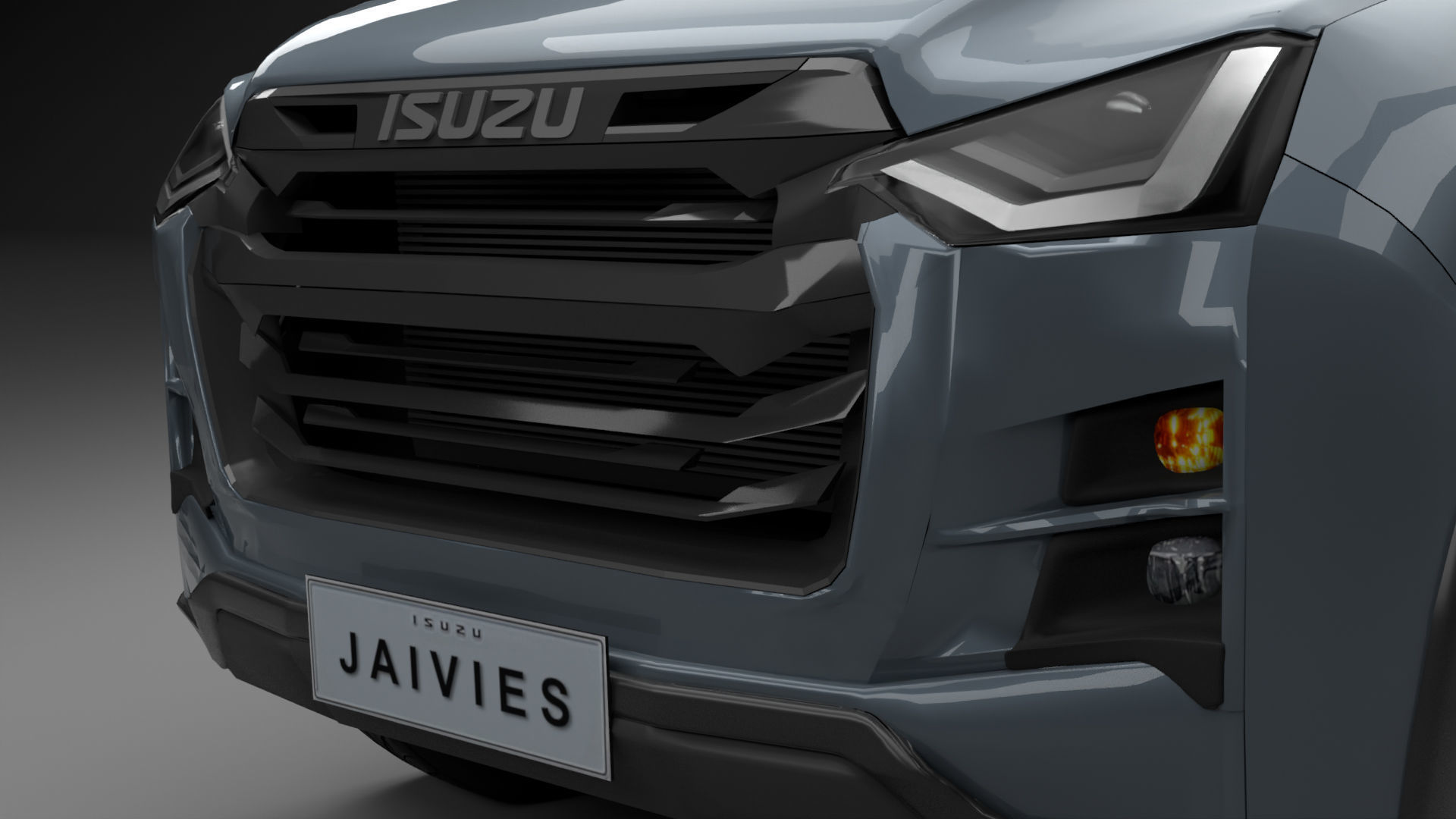 All New ISUZU D MAX 2022 3D model rigged | CGTrader