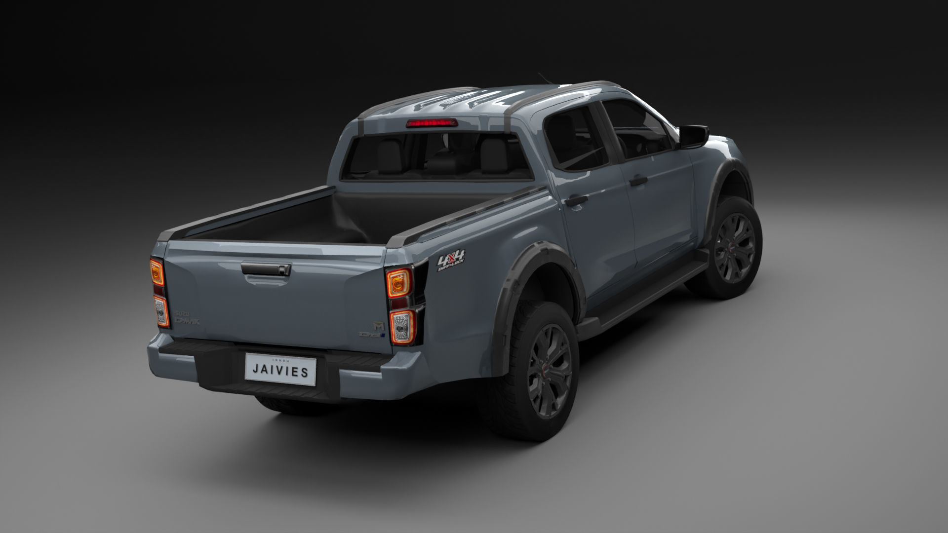 All New ISUZU D MAX 2022 3D model rigged | CGTrader