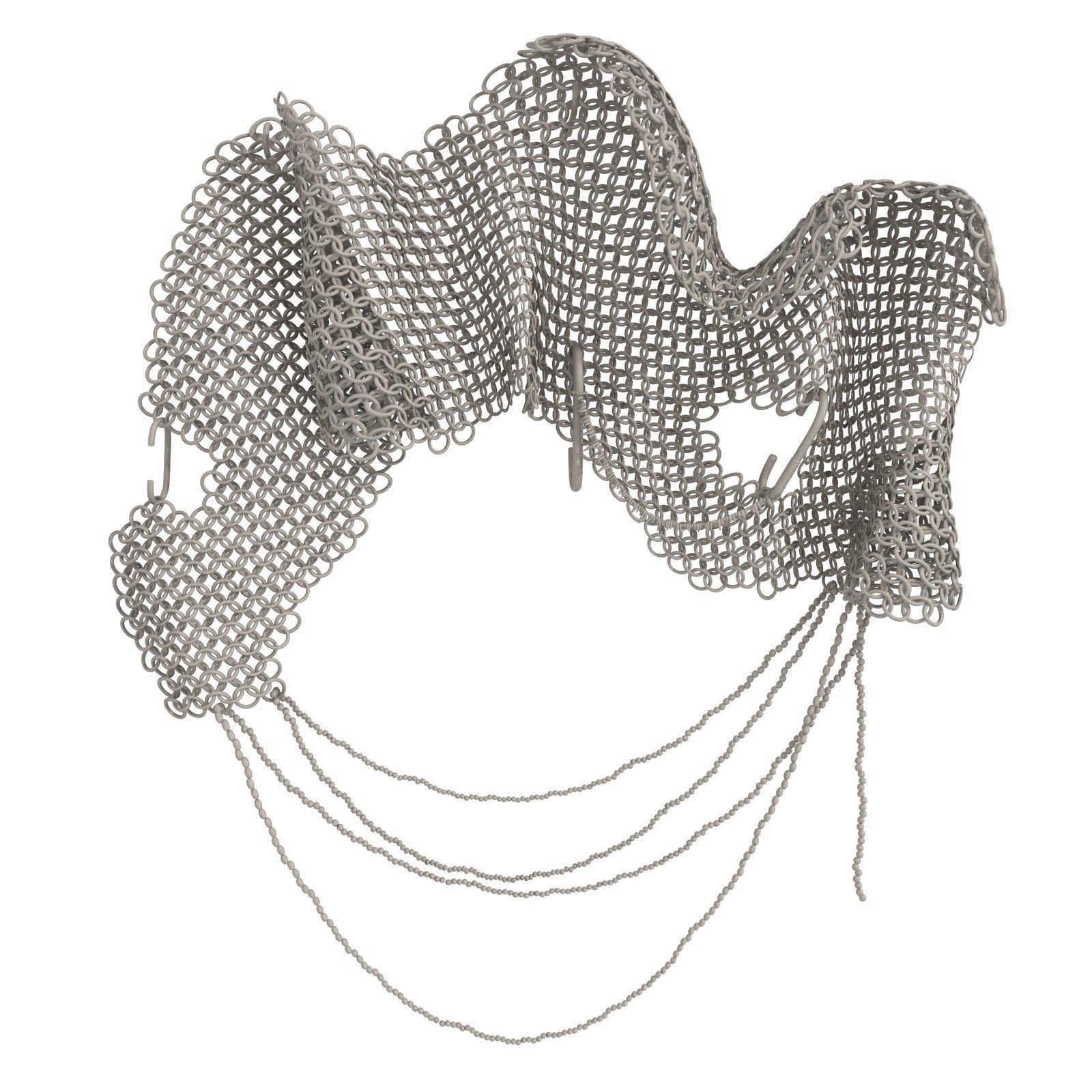 Porcelain Ceramic Chain Wall Sculpture by Taylor Kibby 3D model | CGTrader