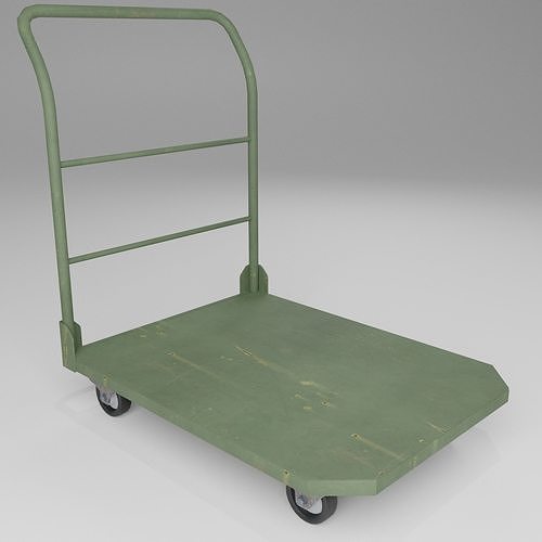 Platform trolley 3D model | CGTrader