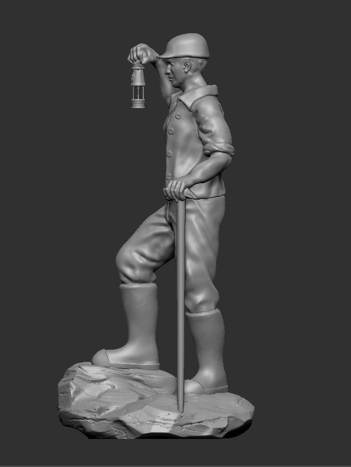 MINER from Rudna 3D model 3D printable | CGTrader