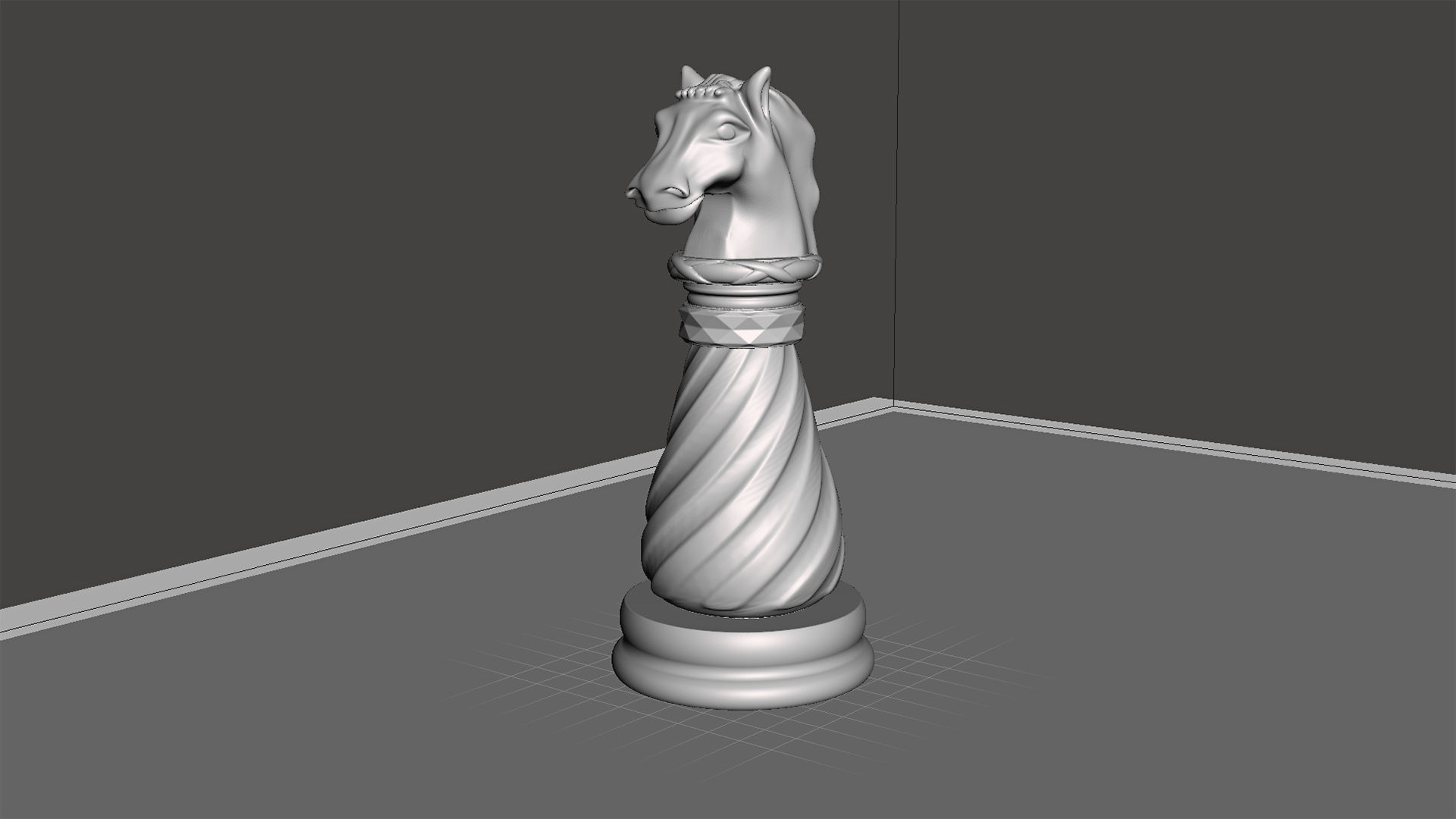 Knight 3D Luxury Chess Pieces 3D Print Model 3D print model 3D model 3D ...