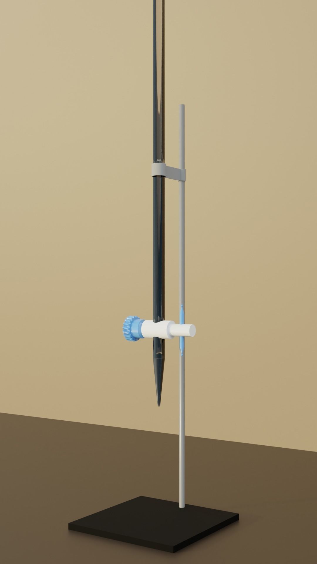 Burette Setup 3D model | CGTrader