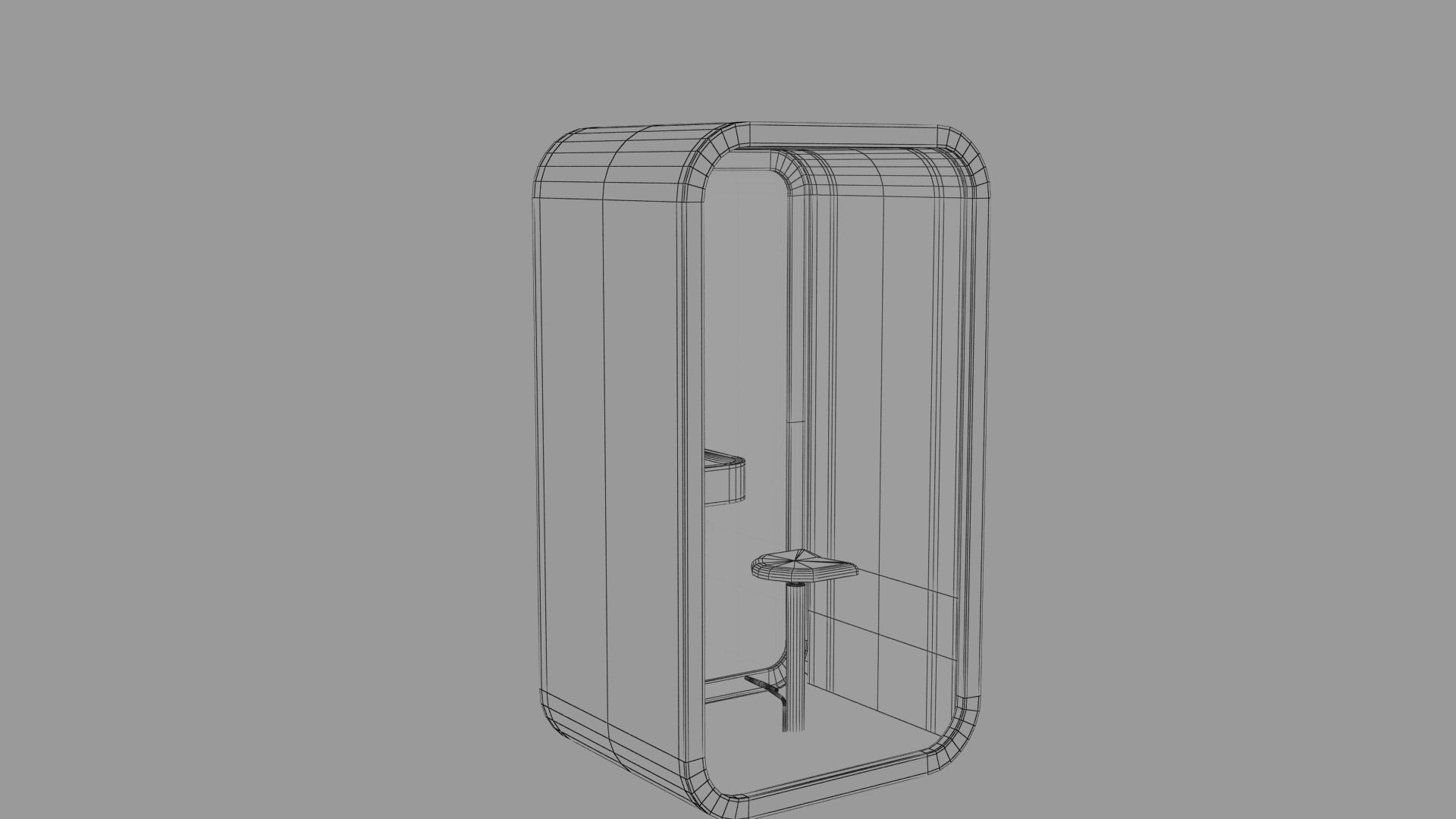 3D model Office Pod 3 VR / AR / low-poly | CGTrader