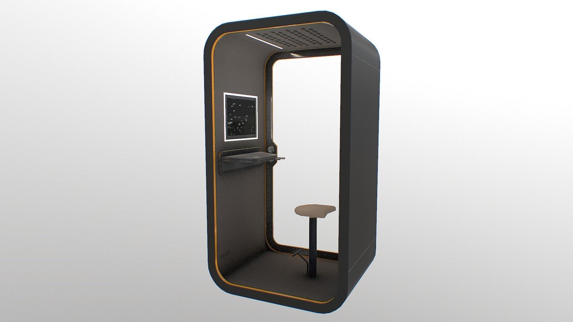3D model Office Pod 3 VR / AR / low-poly | CGTrader