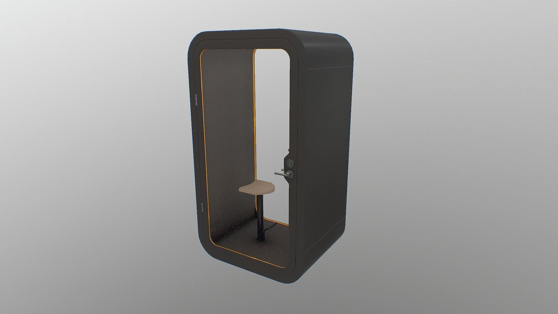 3D model Office Pod 3 VR / AR / low-poly | CGTrader