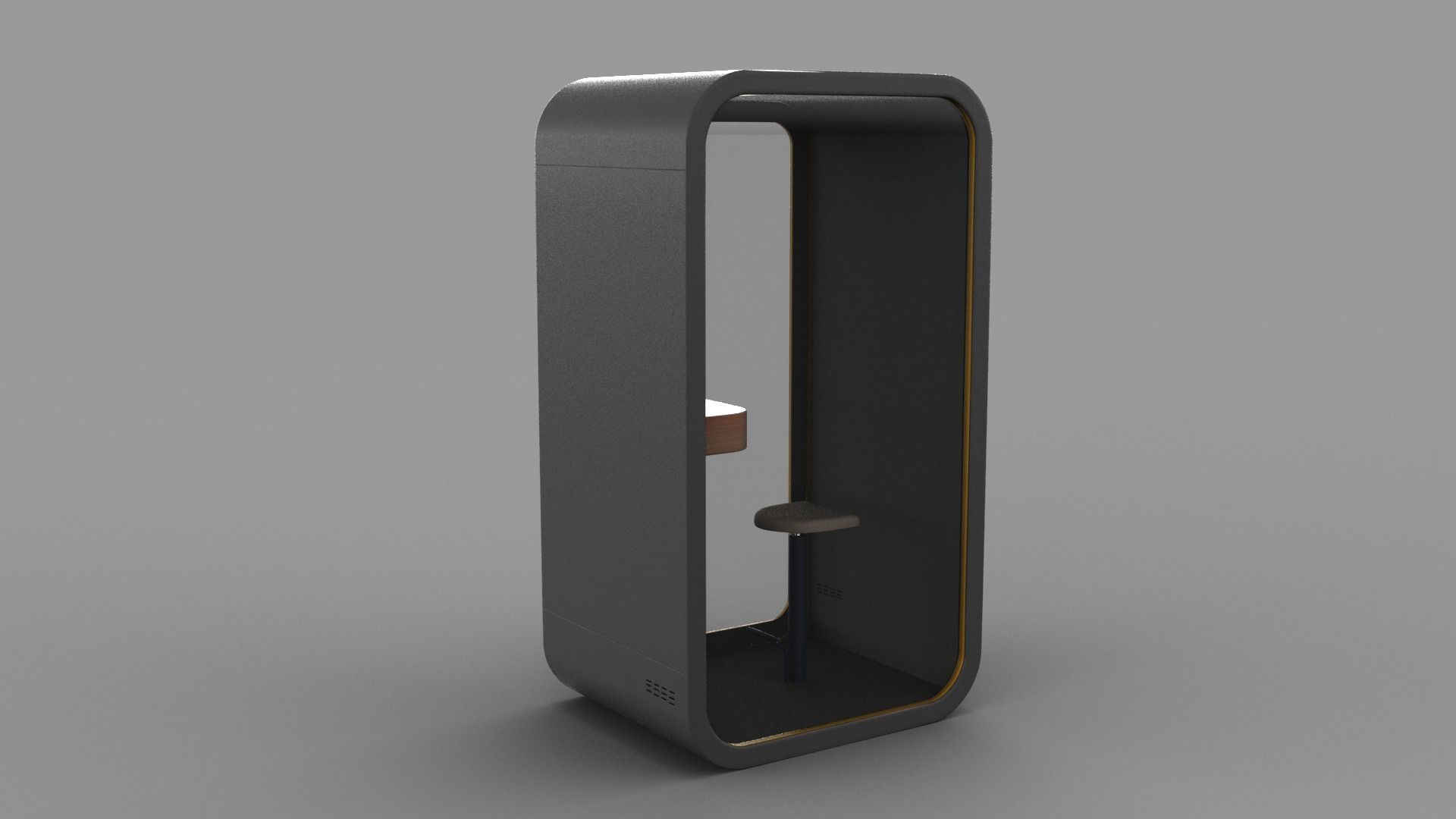 3D model Office Pod 3 VR / AR / low-poly | CGTrader
