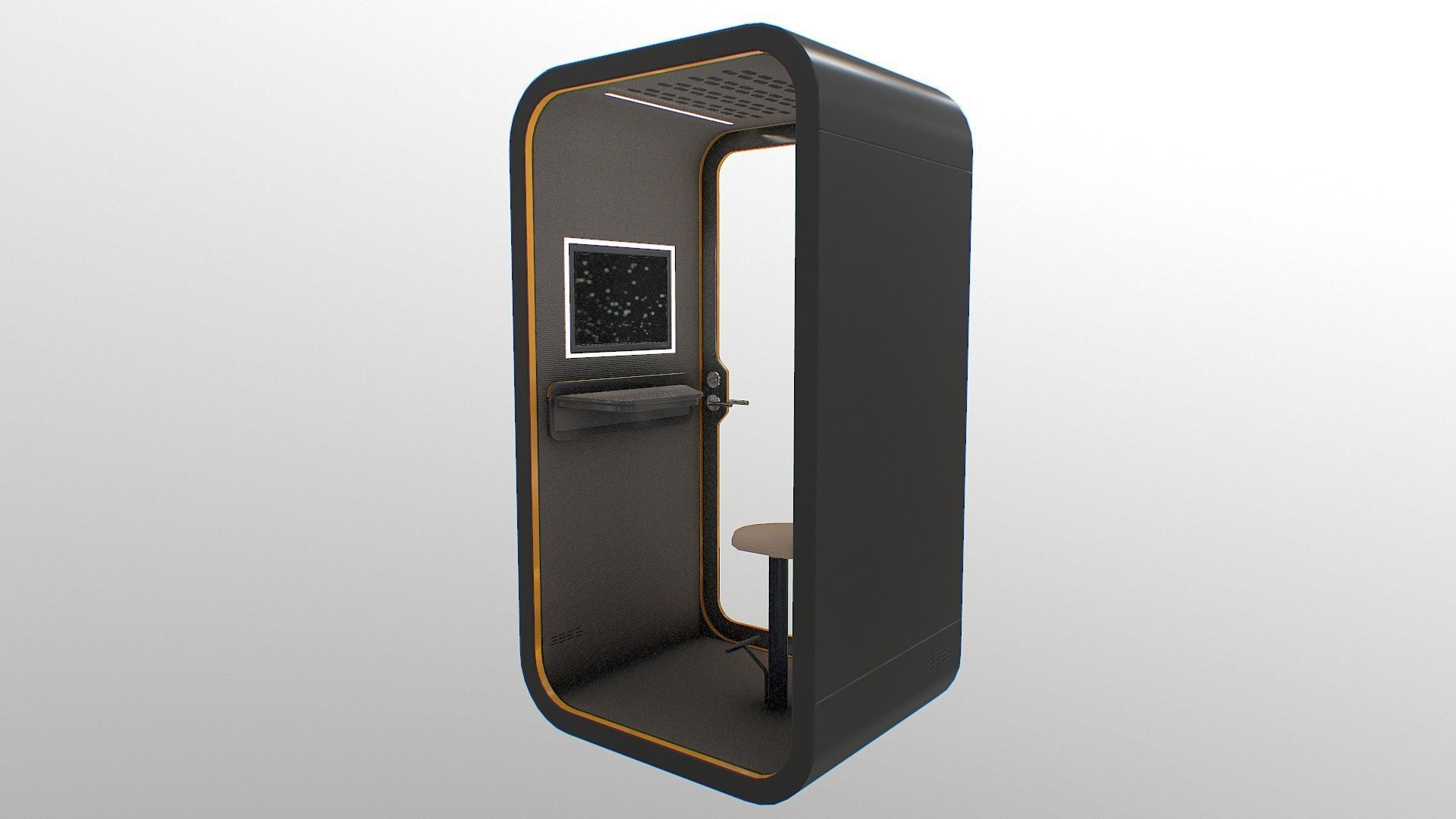 3D model Office Pod 3 VR / AR / low-poly | CGTrader