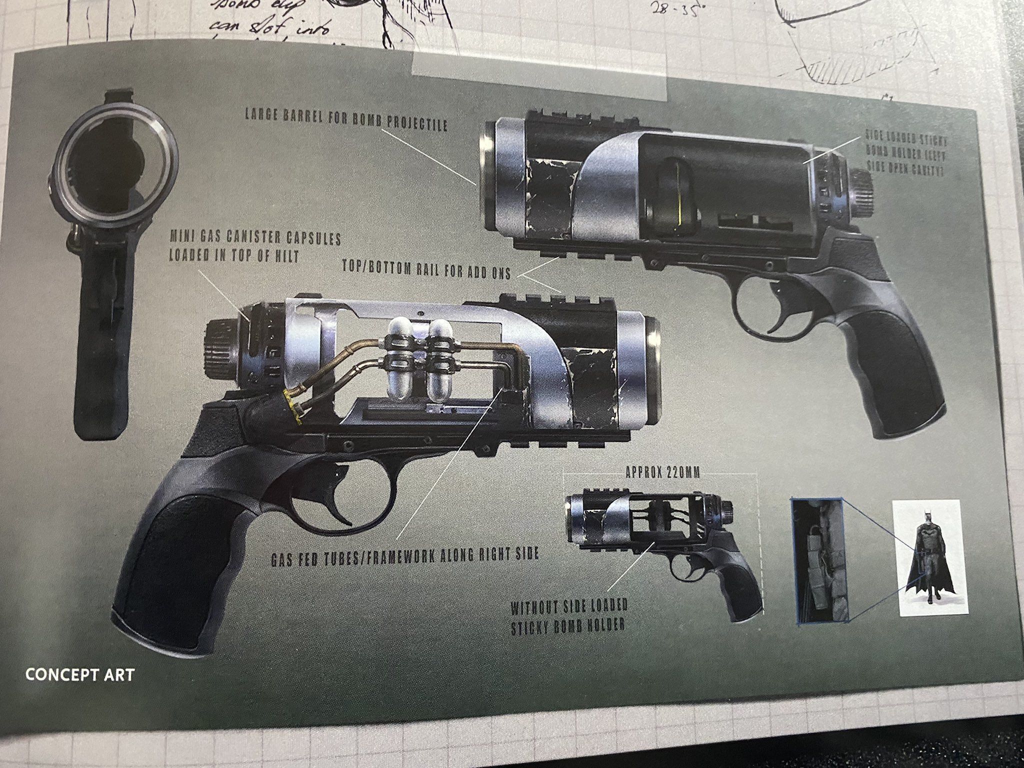 THE BATMAN 2022 STICKY BOMB LAUNCHER 3D model 3D printable | CGTrader