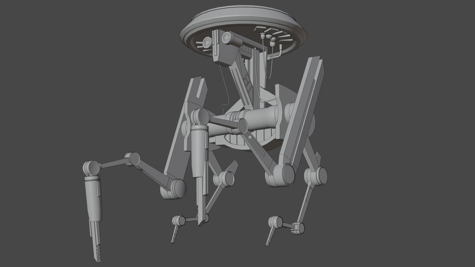 Lava Droid free VR / AR / low-poly 3D model rigged | CGTrader