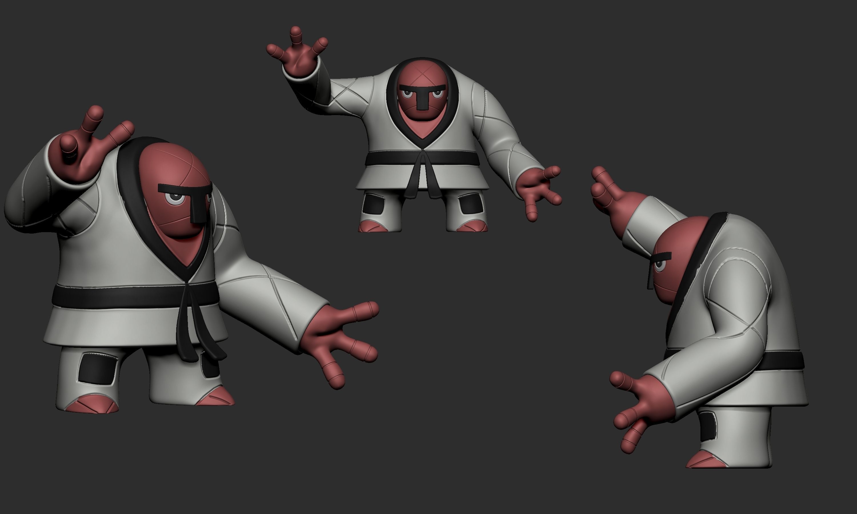 Pokemon - Throh and Sawk 3D model 3D printable | CGTrader