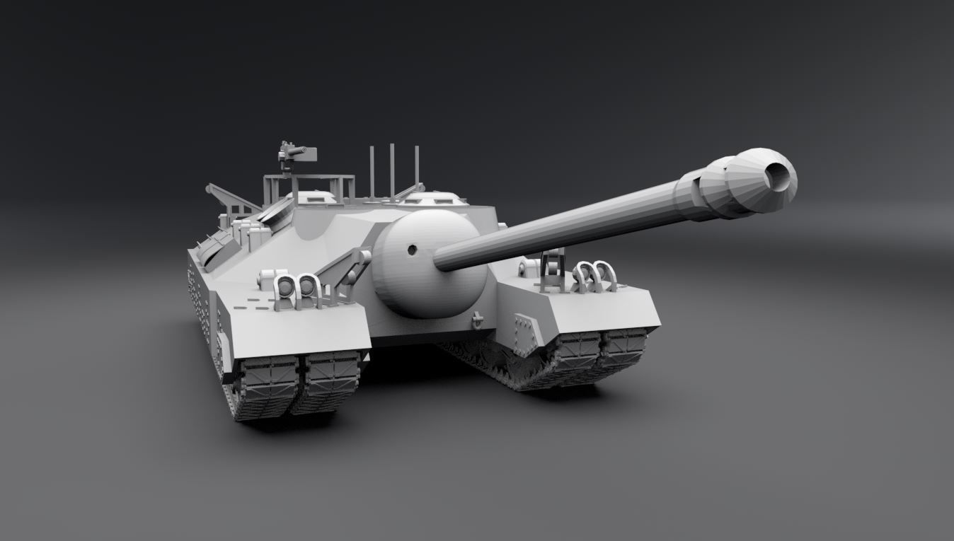 T28 Superheavy Scale model 3D model 3D printable | CGTrader