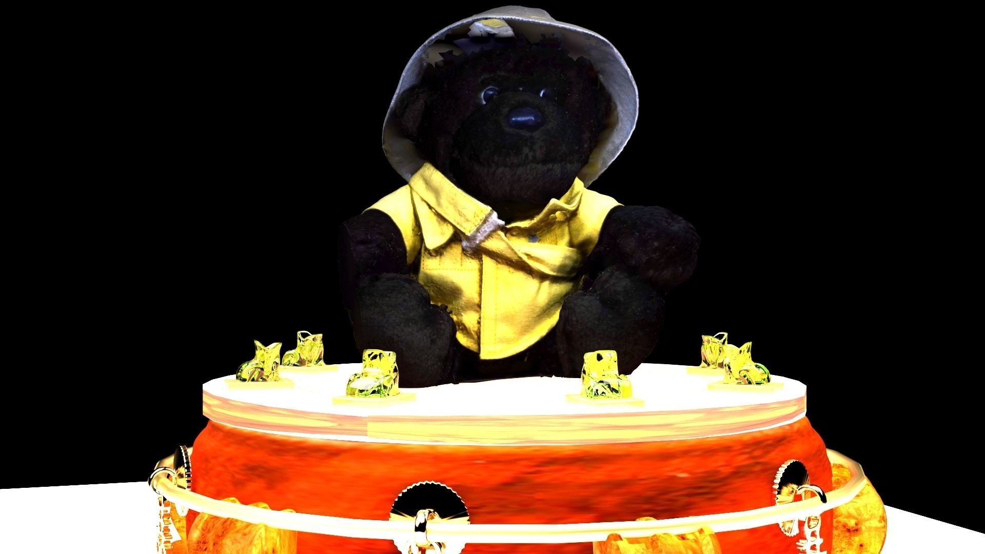 Chinese teddy bear 3D model | CGTrader